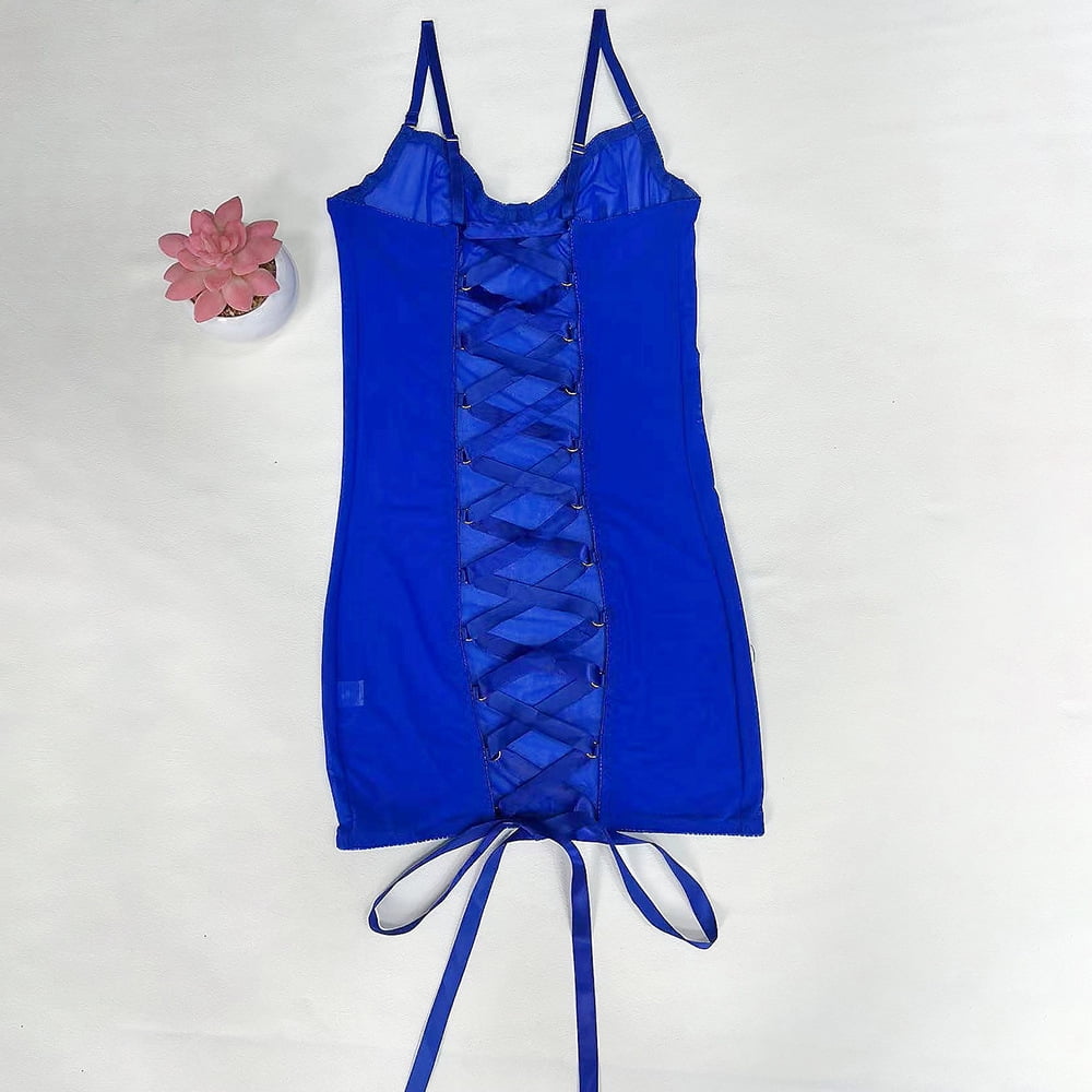 HHH Purple Sexy Fishnet Clothes Sexy Lingerie See-through Jumpsuit ...