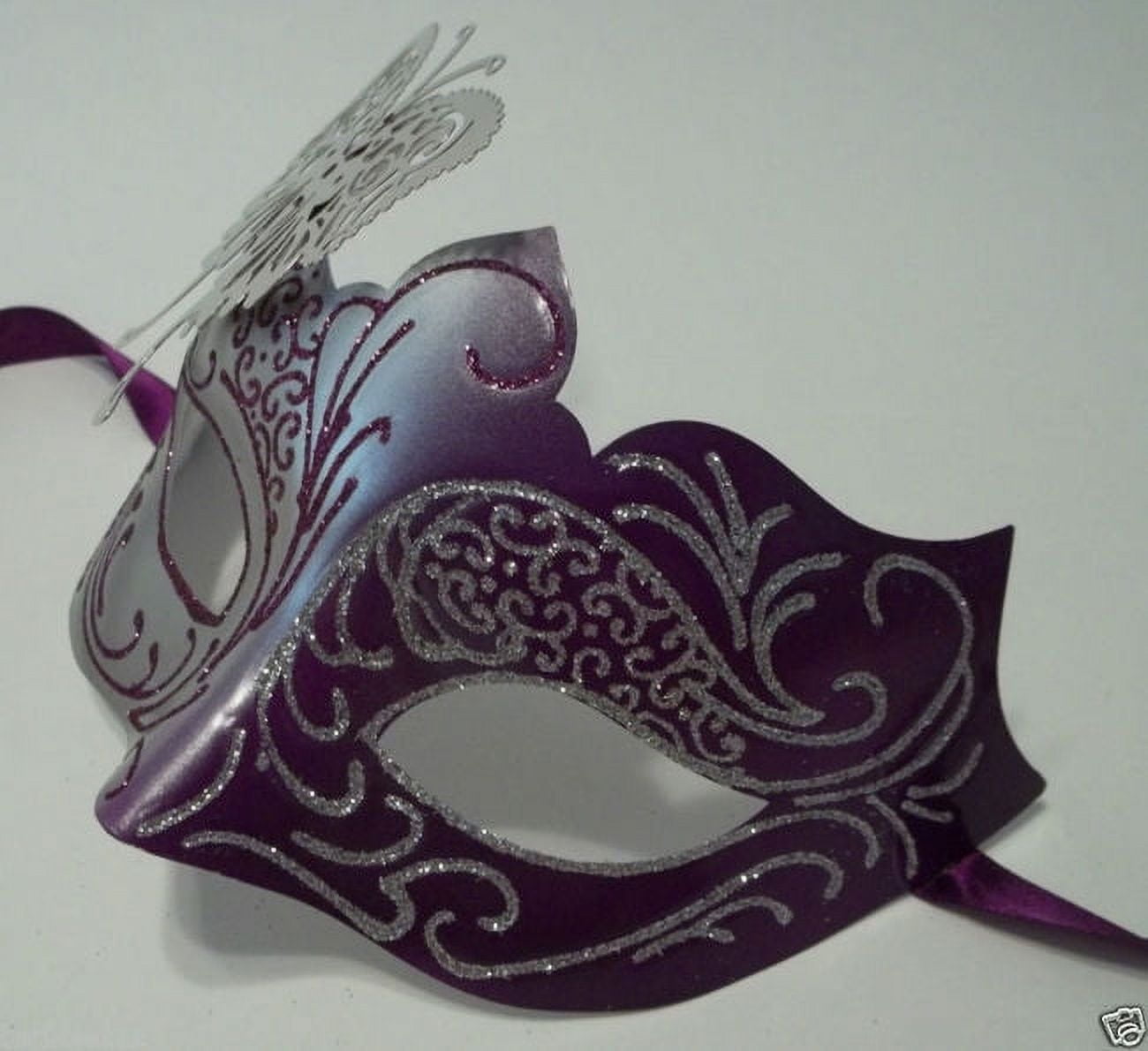 Purple Butterfly Masquerade Mask