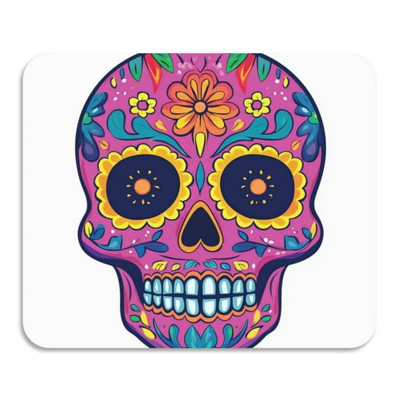 Purple Skull with Flowers Diatomite Dish Drying Mat Drain Pad for ...