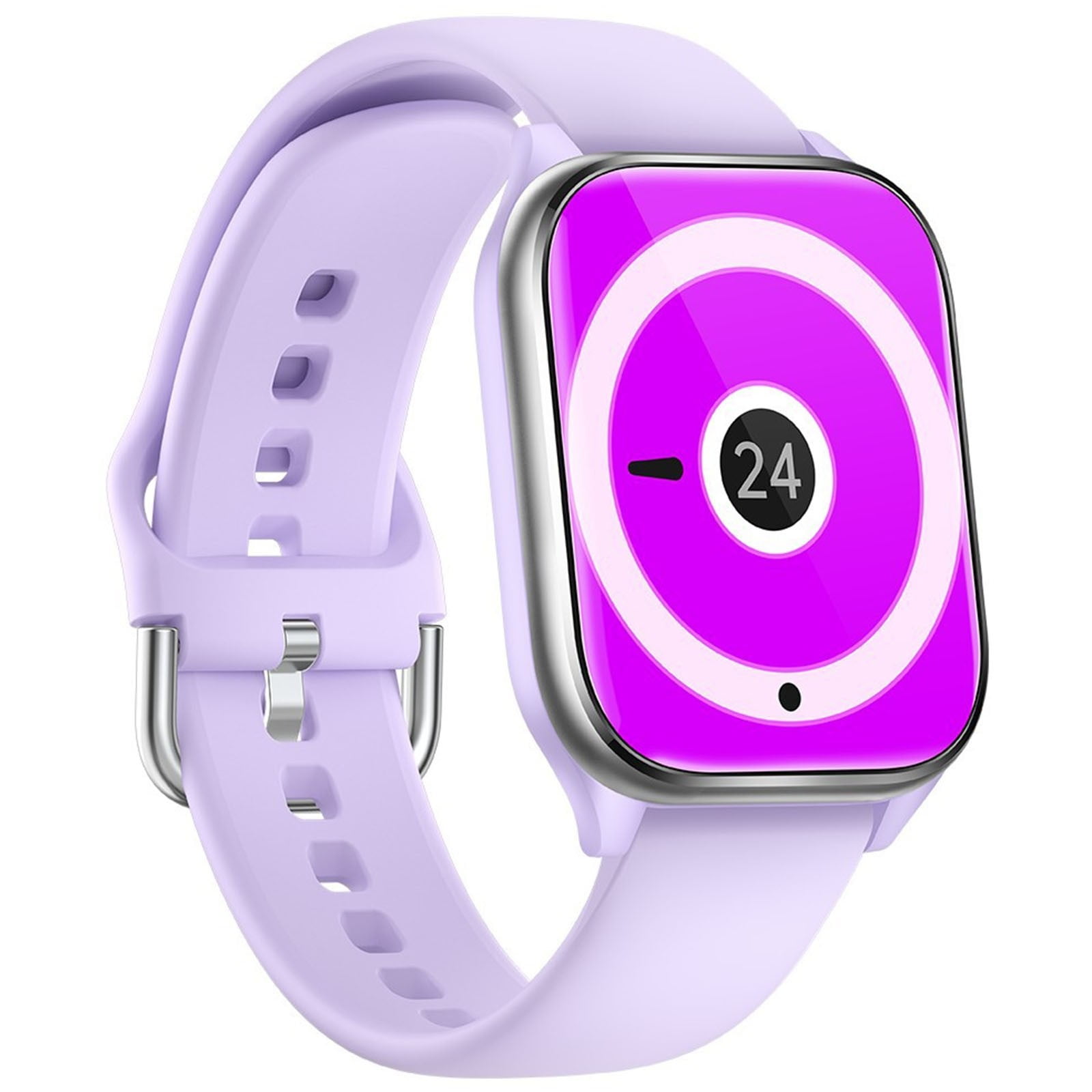 Purple Smart Watch 1.85 Inch Large Screen Fitness Tracker With ...