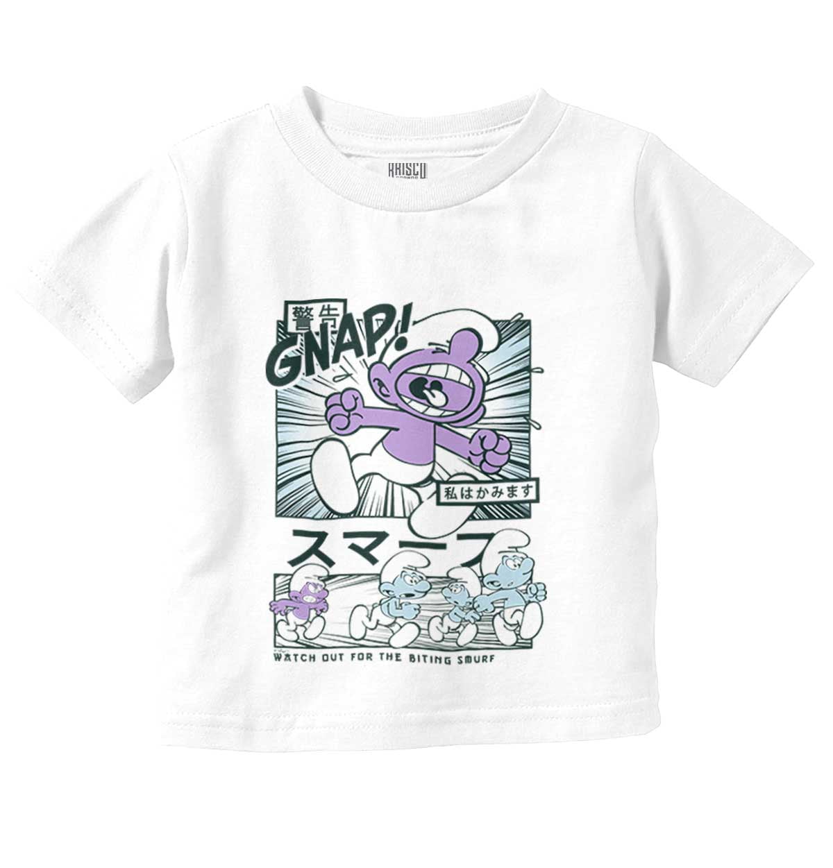 Purple Smurfs GNAP Manga Cartoon Toddler Boy Girl T Shirt Infant ...