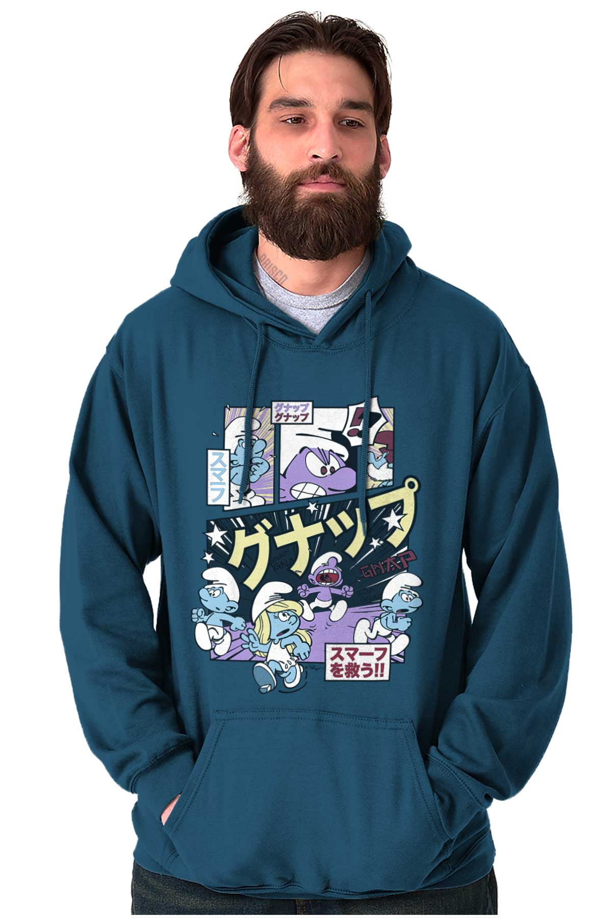 Purple Smurfs GNAP Manga Panel Hoodie Sweatshirt Women Men Brisco ...