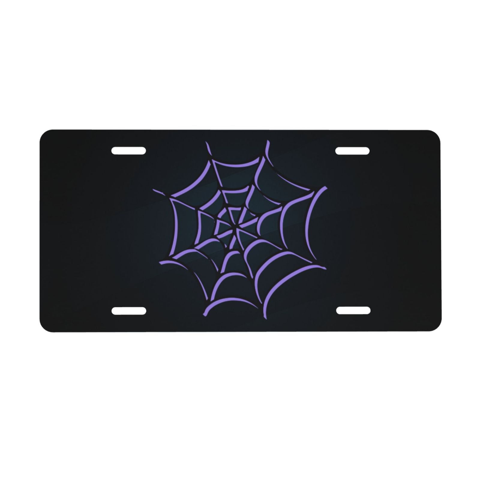Purple Spider Web License Plate 6x12 Inch Thickening Aluminum Metal ...
