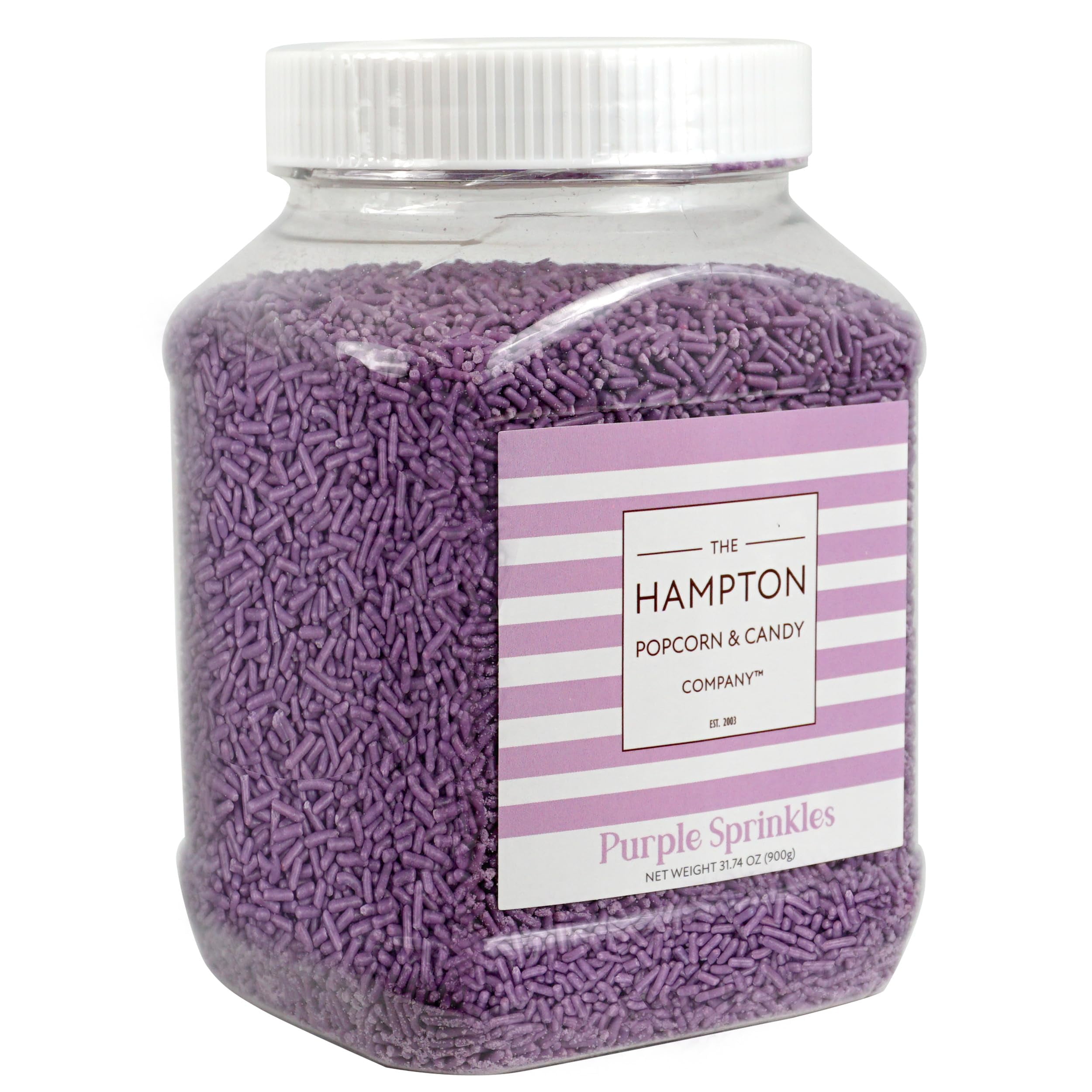 Purple Sprinkles Jimmies 1.98 Pounds Container, Sprinkles For Cake ...