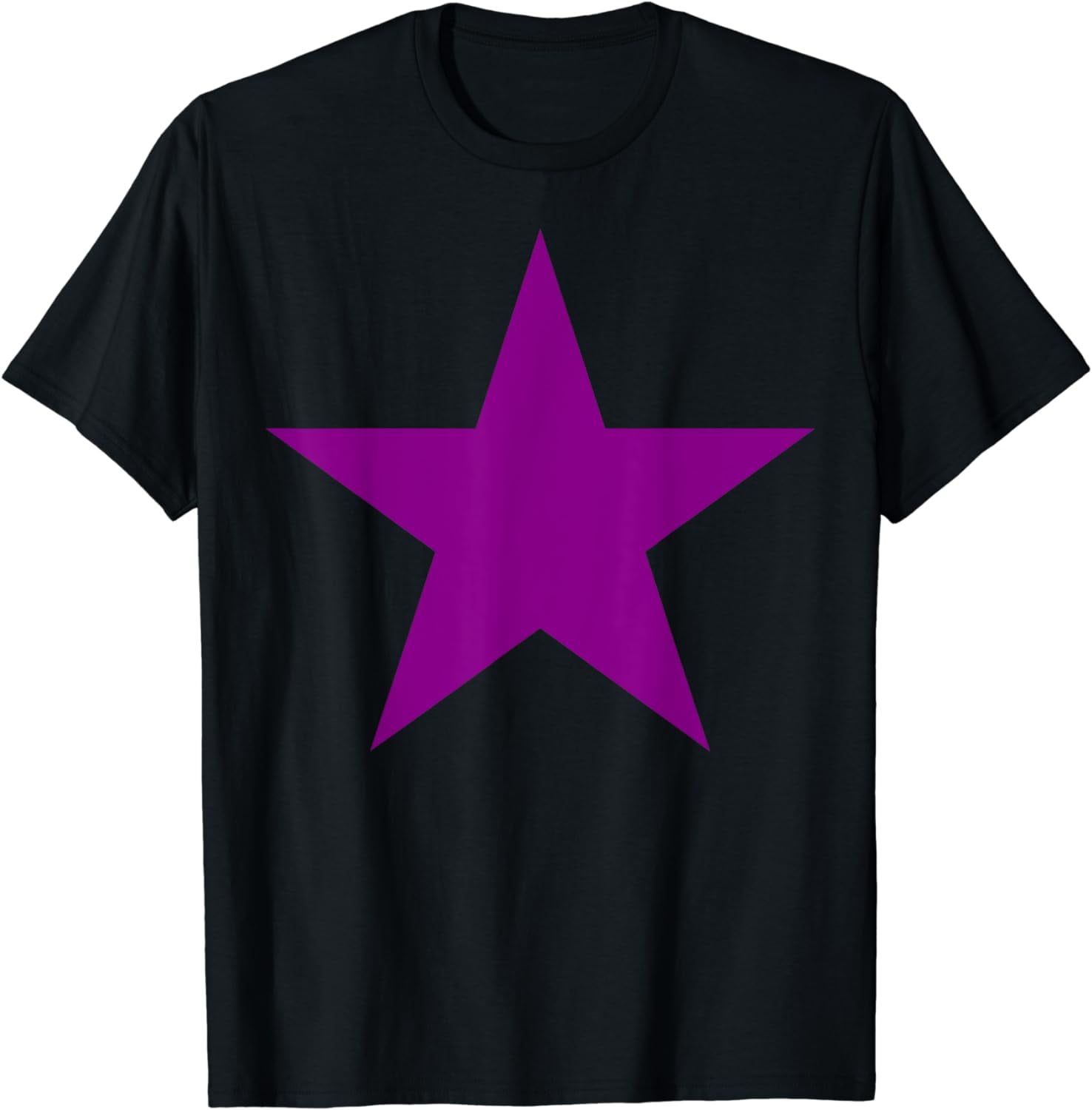 Purple Star T-Shirt, Star- Purple Star Shirt mens t hirt men，black ...