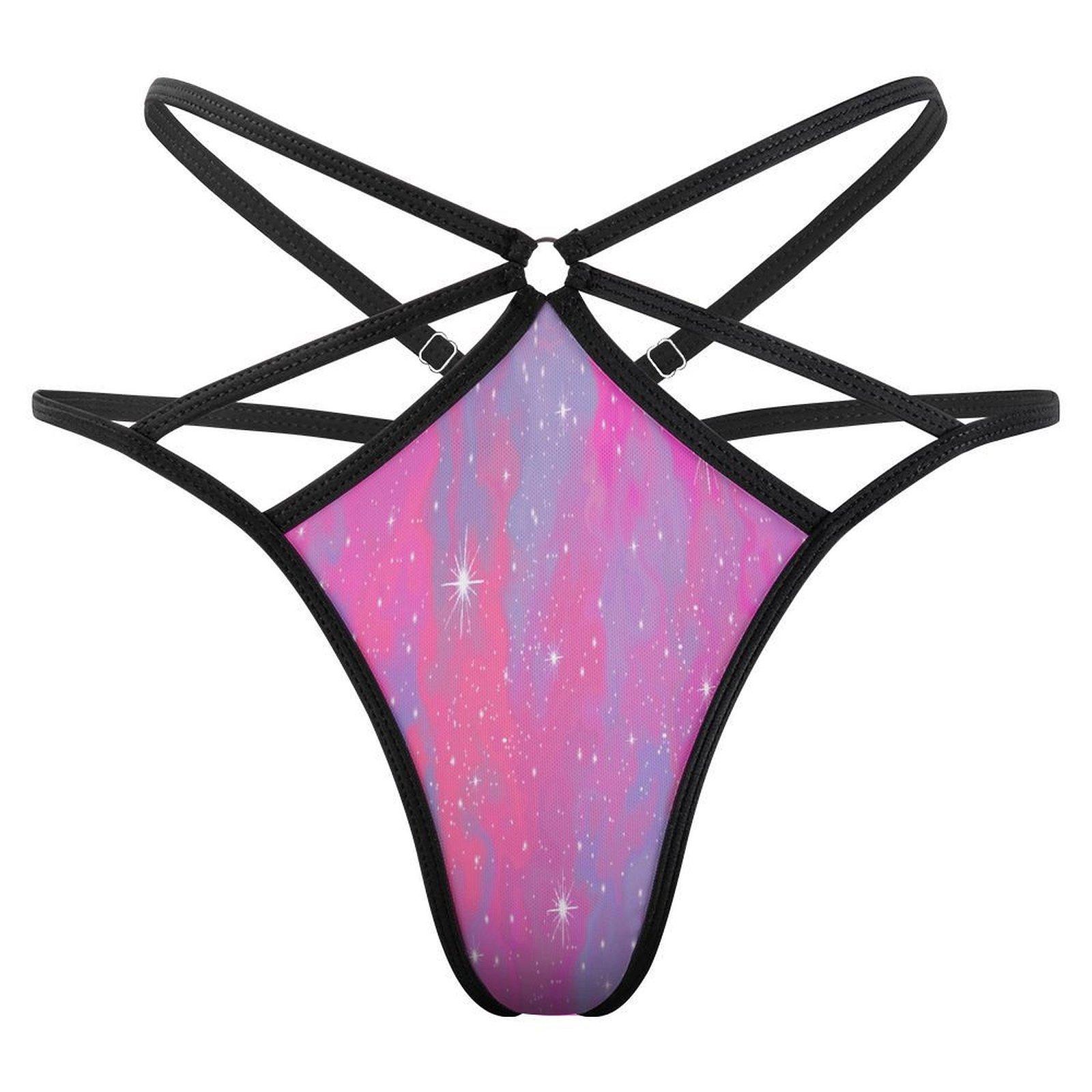 Purple Starlight, Shining Open Type Women's Panties Crotch Opening G ...