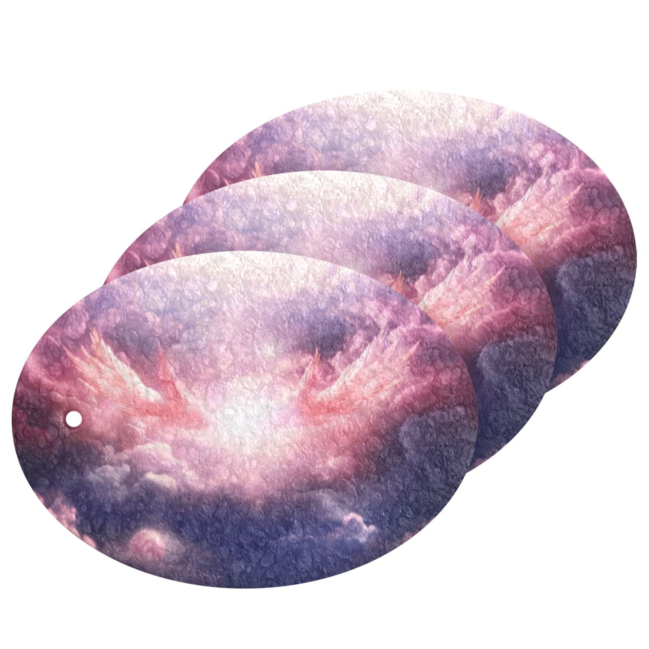 Purple Starry Sky 3 Pack Dish Sponges Bulk Natural Sponges Compressed ...