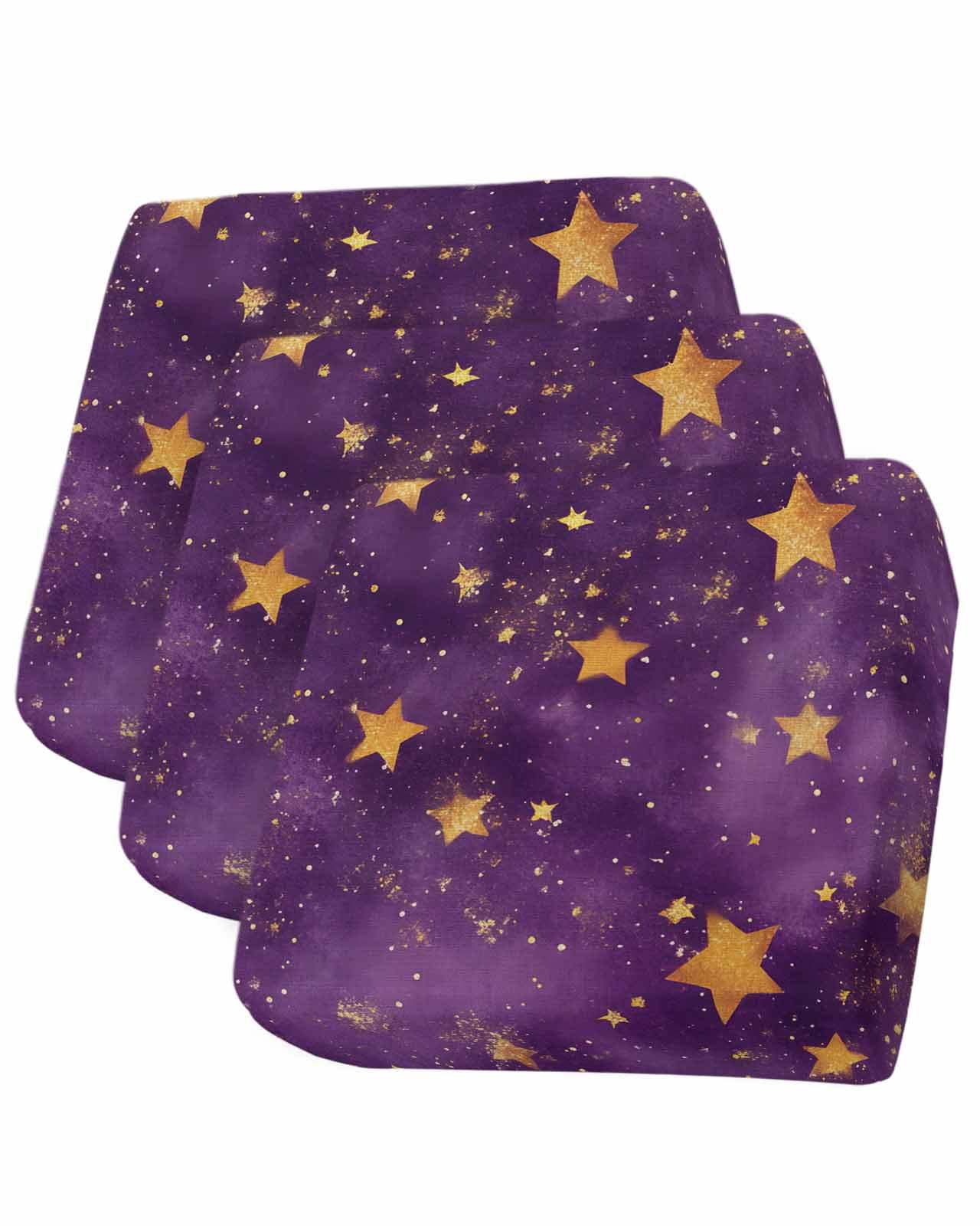 Purple Starry Sky Sofa Couch Cushion Covers Washable, Removable ...