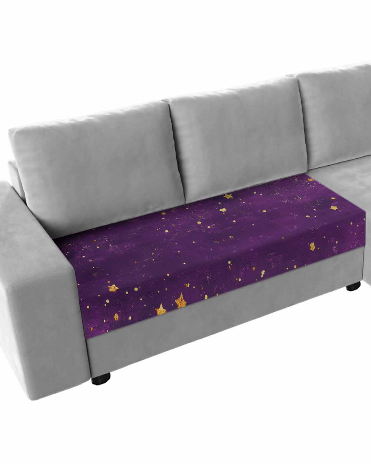 Purple Starry Sky Star Sofa Couch Cushion Covers Washable, Removable ...