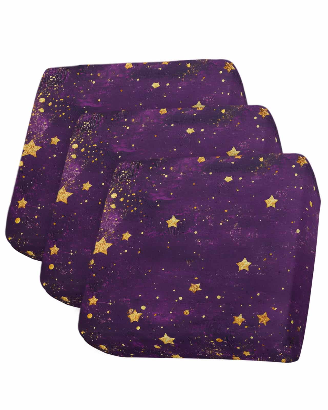 Purple Starry Sky Star Sofa Couch Cushion Covers Washable, Removable ...