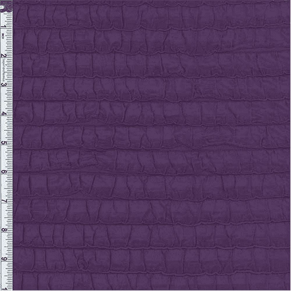 Purple Stretch Ruffle Knit, Fabric Sold By the Yard - Walmart.com
