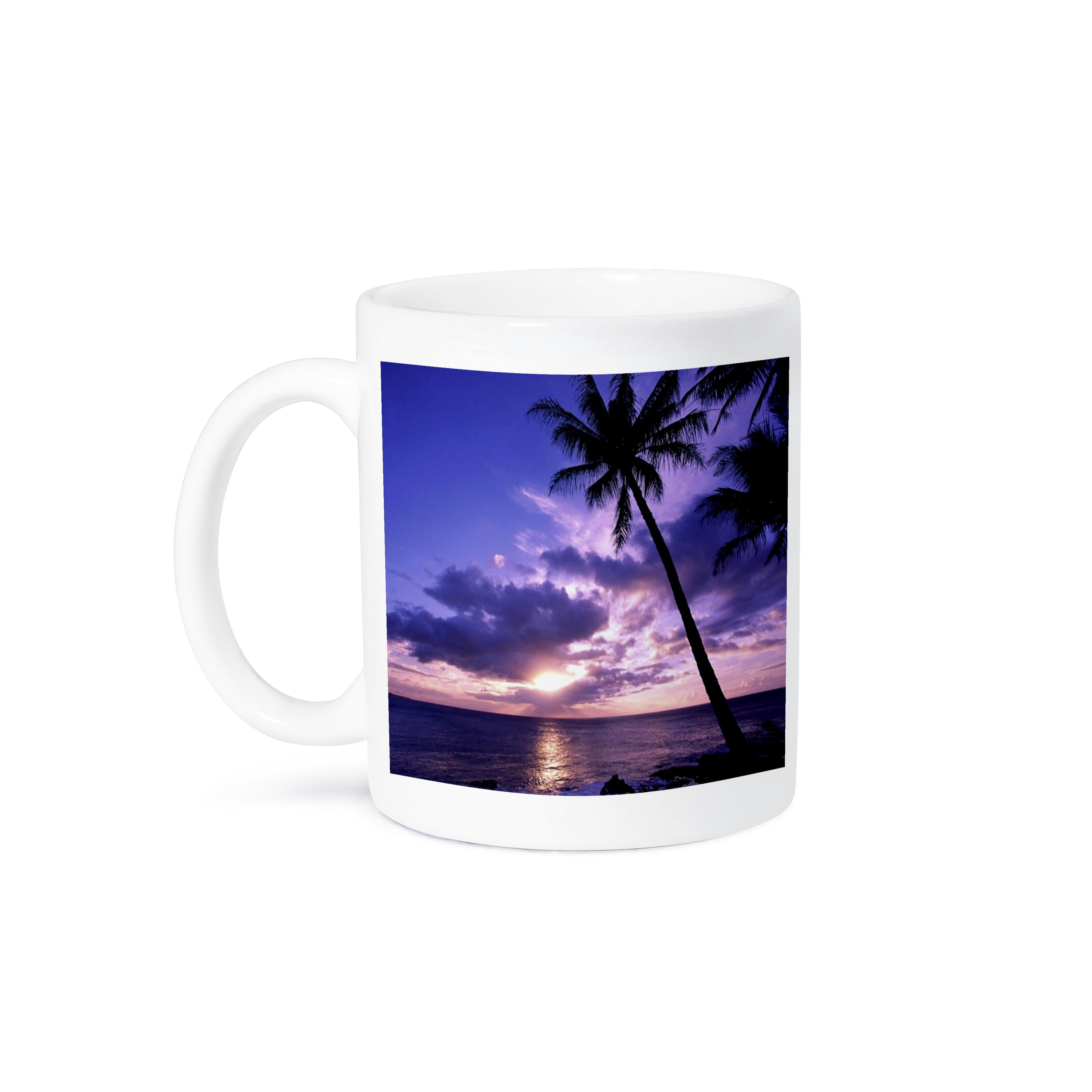 Purple Sunset In Tahiti, 15oz Mug - Walmart.com