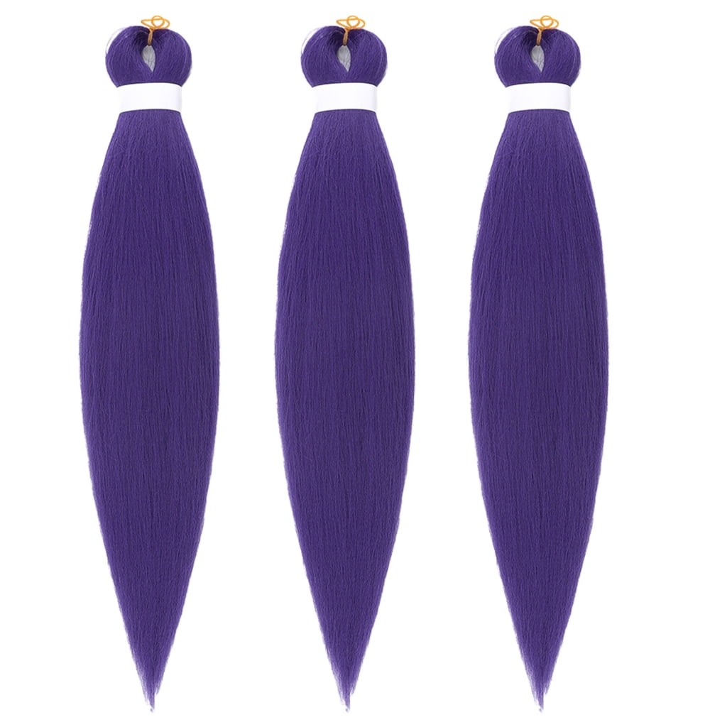 Purple Thick Braided Hairpiece Hair Extension For Stage Shows Theme ...