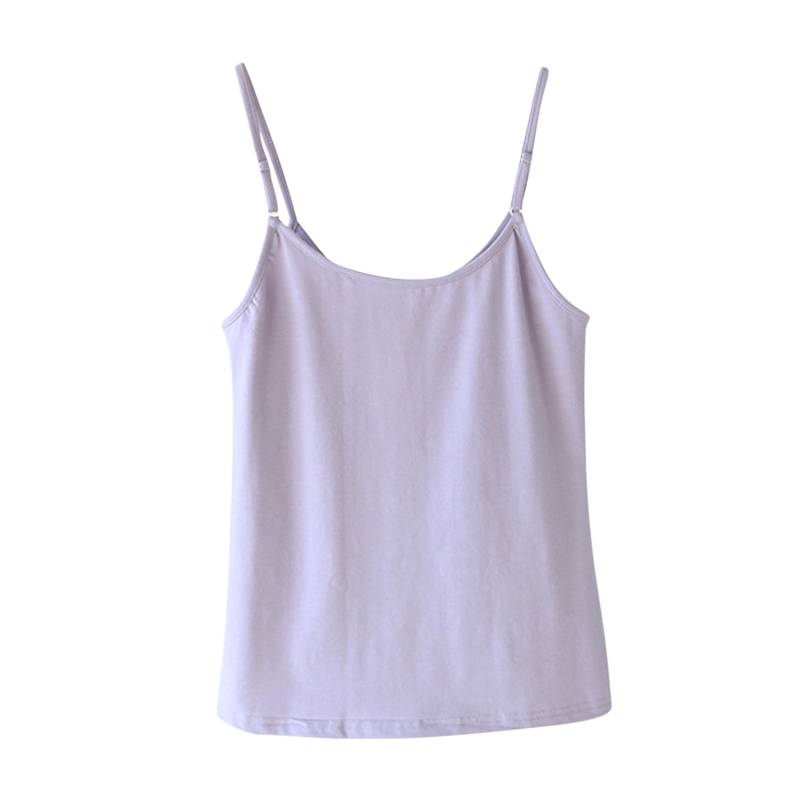 Purple Thin Cami Tank Plain Going Out Outfits for Women Winter Fall ...