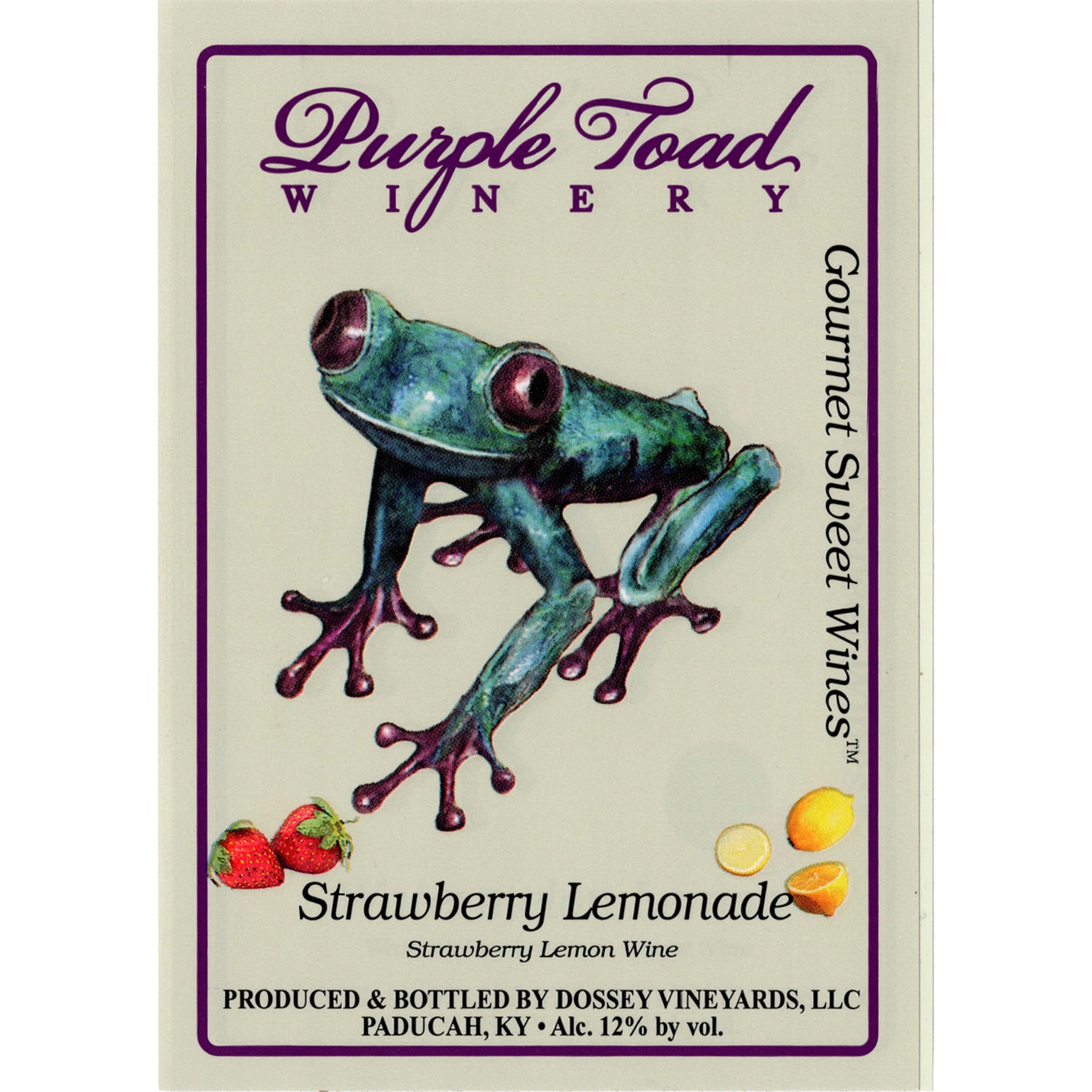 Purple Toad Strawberry Lemonade Sweet Wine, 750 ml Bottle, 12% ABV ...