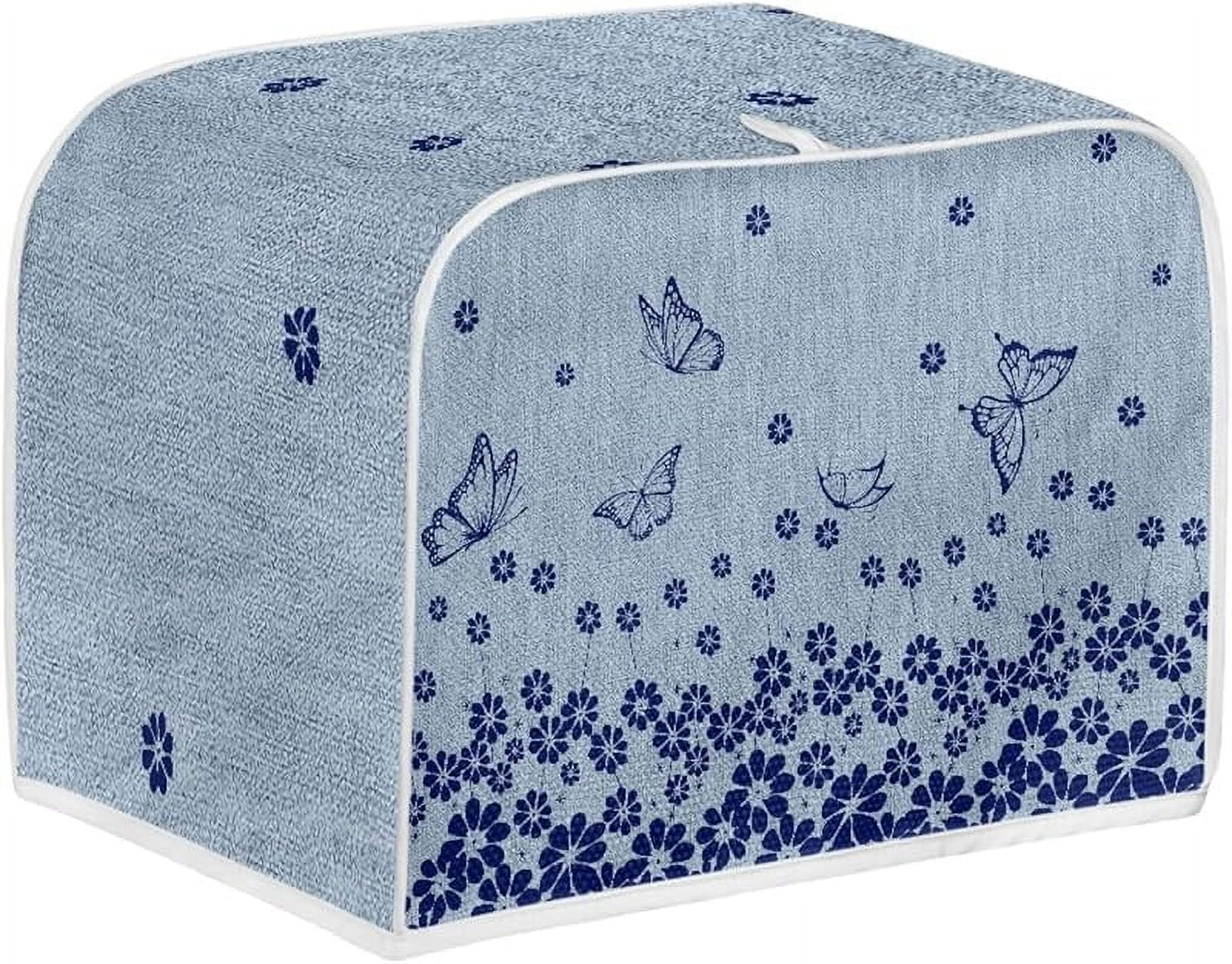 Purple Toaster Cover 2 Slice Wide Slot Decorative,Small Kitchen ...