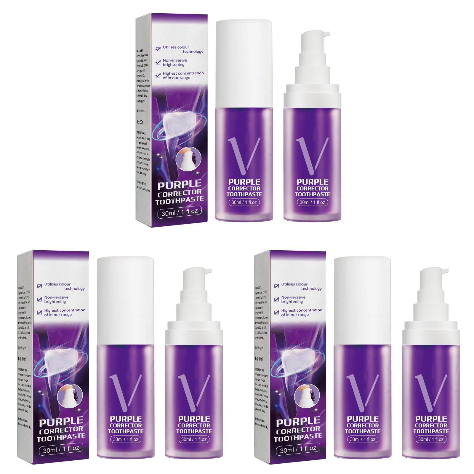 Purple Toothpaste Cleans Tooth Stains And To Bad Breath Fresh Breath And Whiten Teeth 30ml