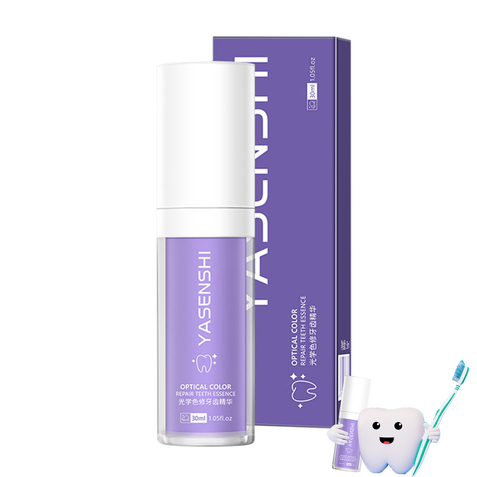 Purple Toothpaste for Teeth Whitening, Colour Corrector Purple ...