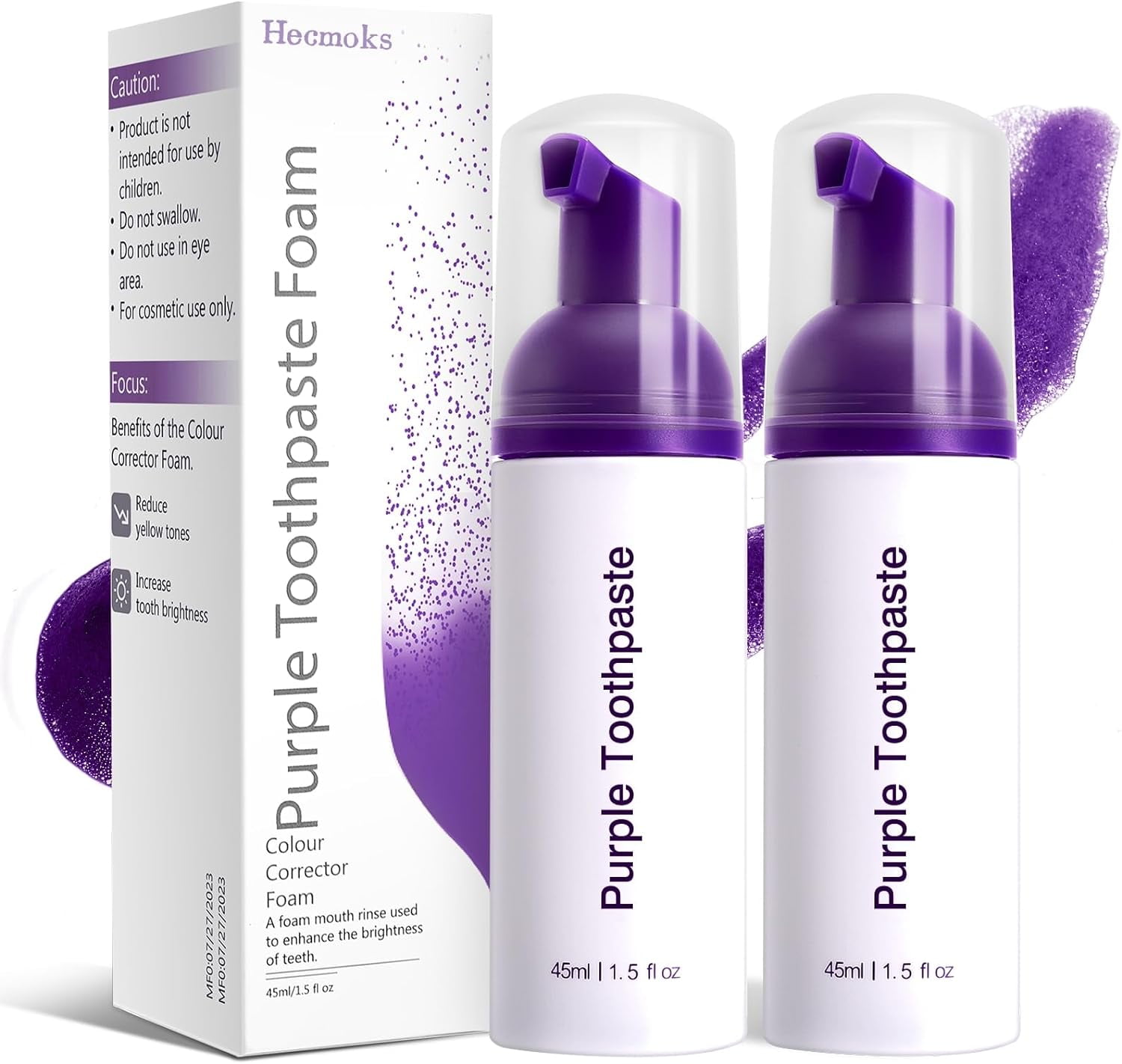 Purple Toothpaste for Teeth Whitening, Purple Toothpaste Whitening ...