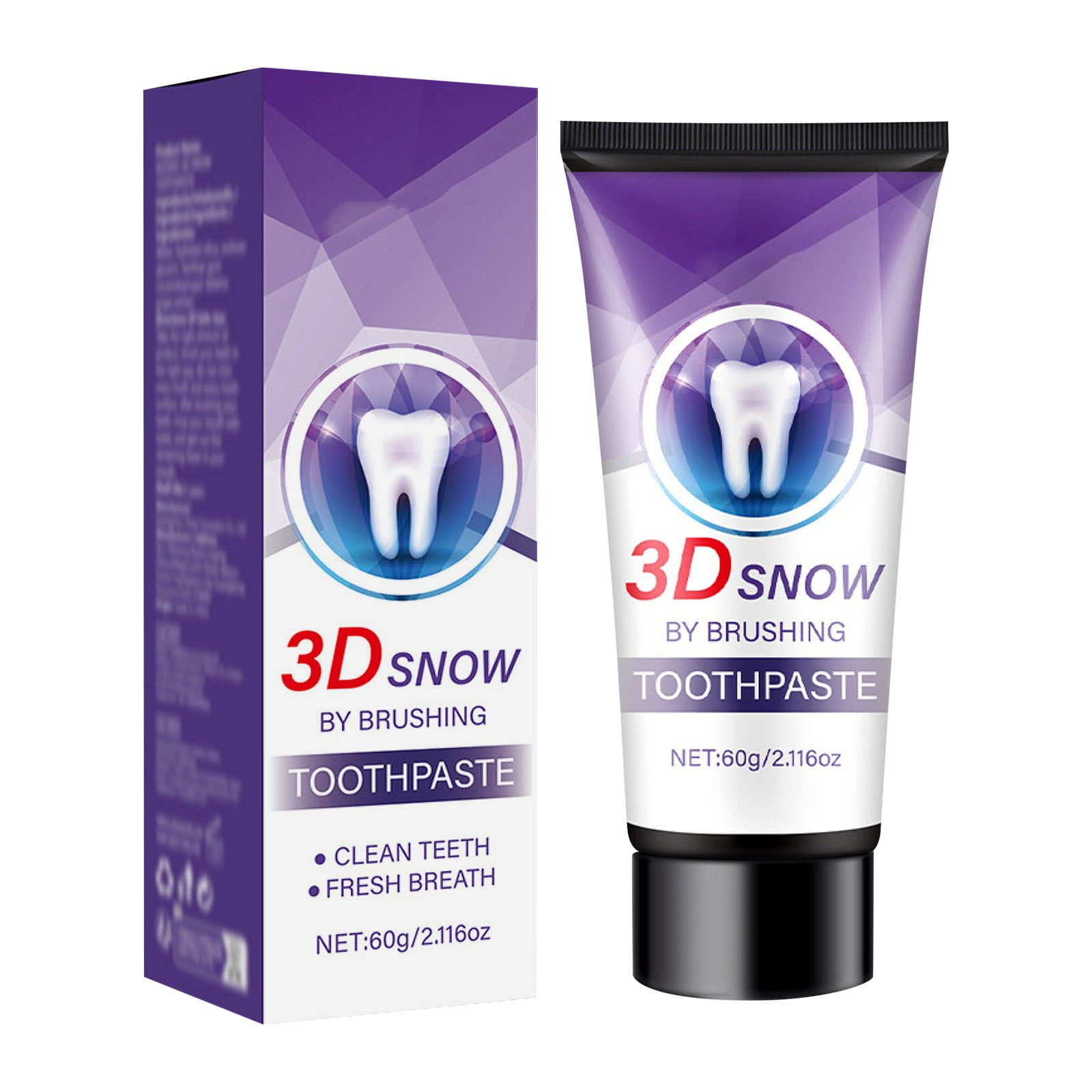 Purple Toothpaste for Teeth Dental Restoration Toothpaste, Effective in ...