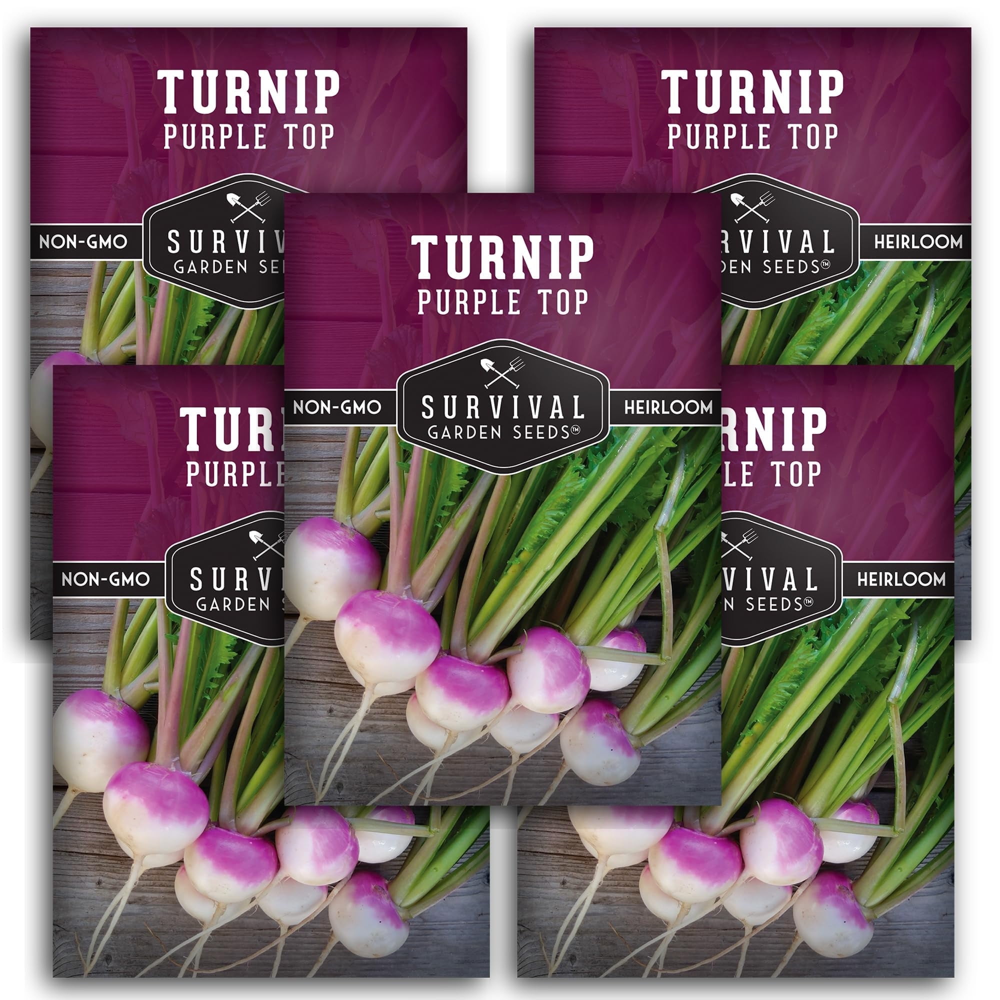 Purple Top Turnip Seeds for Planting | Heirloom Root Vegetable ...