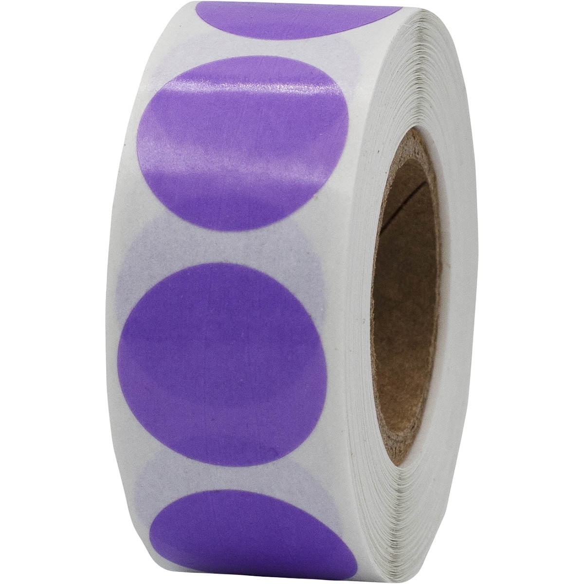 Purple Transparent Circle Dot Stickers | 0.75" Inch Round | 500 Pack ...