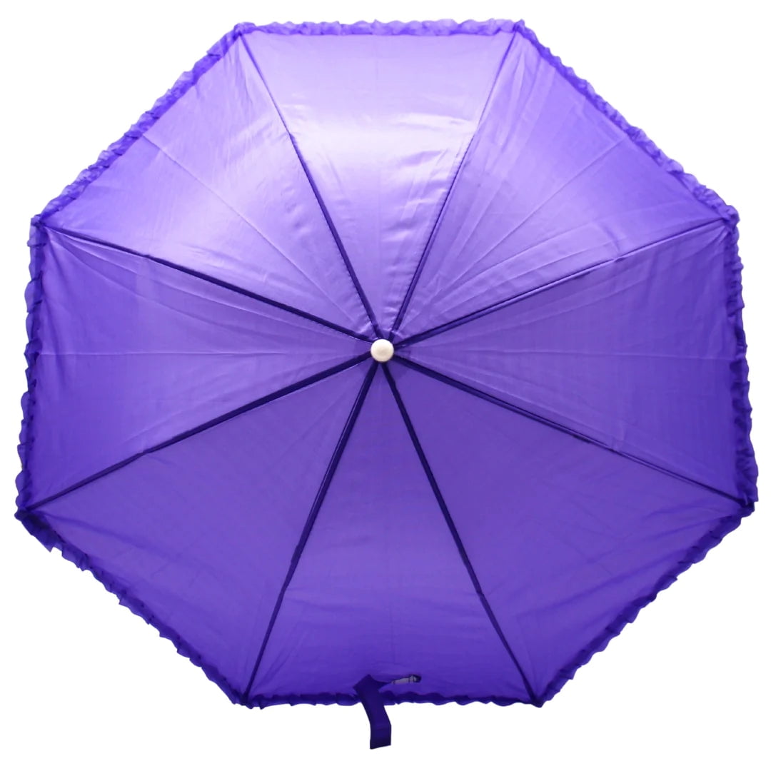 Purple Umbrella with Ruffle (Each) - Walmart.com