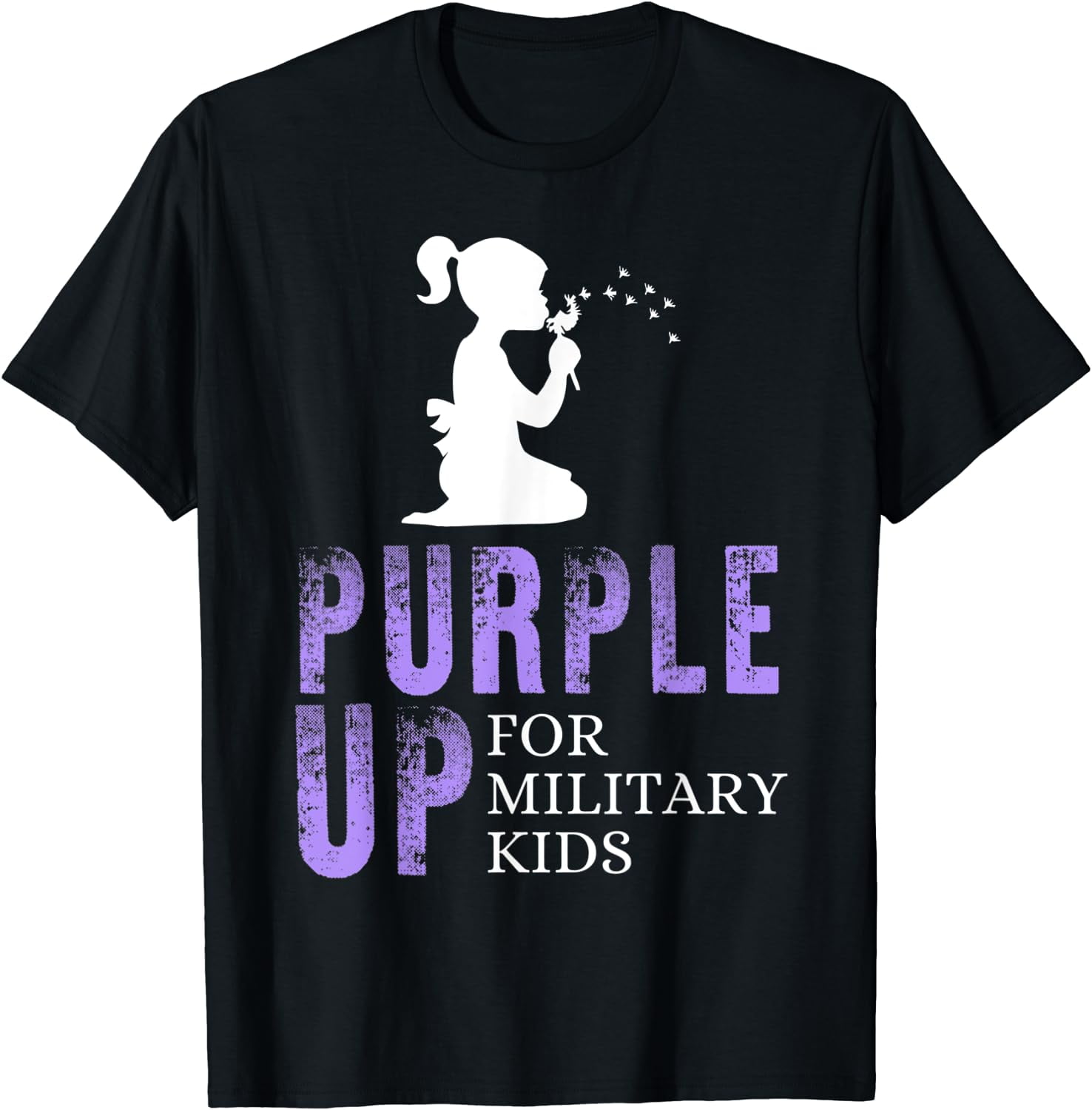 Purple Up Day Military for Kids T-Shirt - Walmart.com