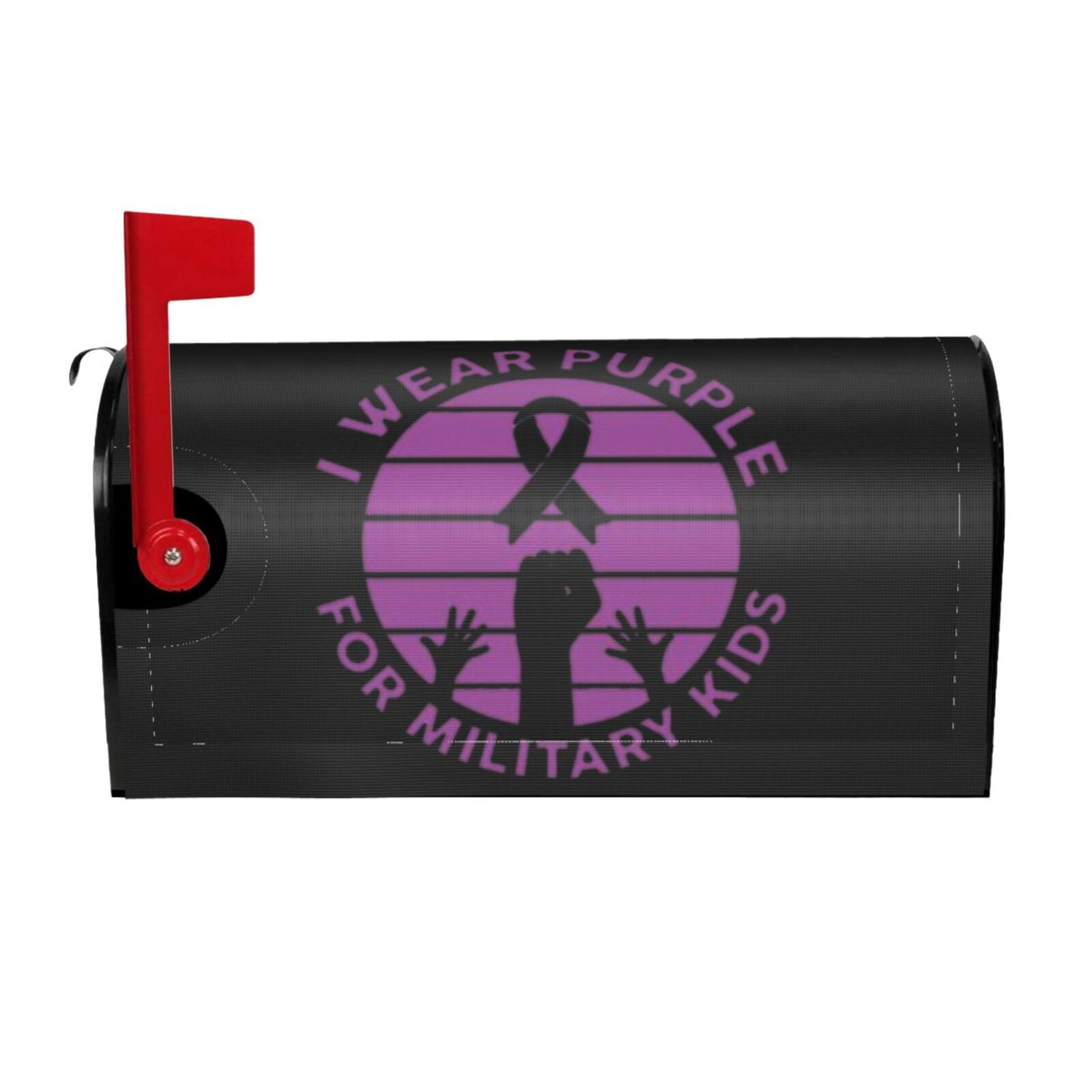 Purple Up Military Ki-ds Military Ch-ild Month Magnetic Mailbox Cover ...
