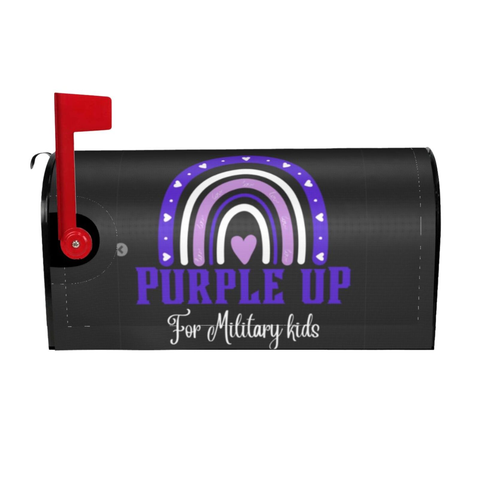 Purple Up Military Kids Military Ch-ild Month Magnetic Mailbox Cover ...