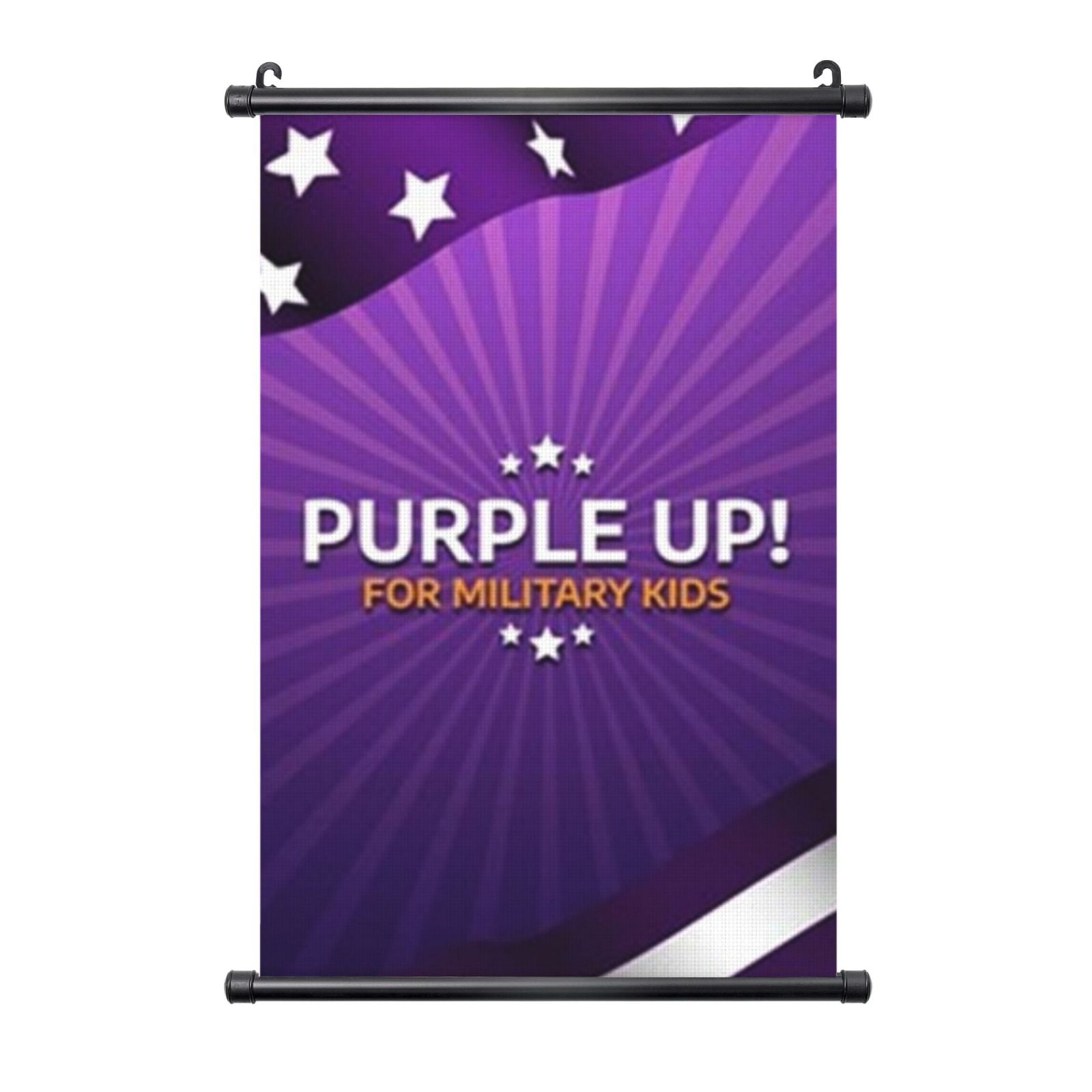 Purple Up Military Kids Military Ch-ild Month Poster Wall Art Banner ...