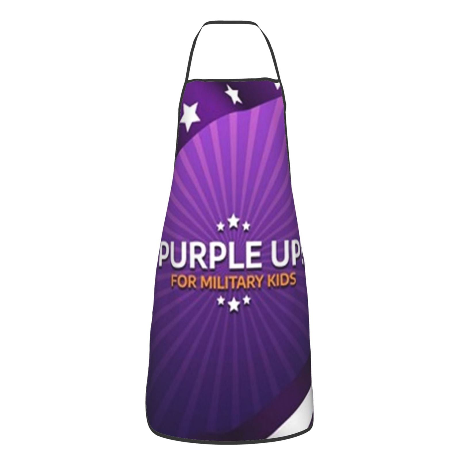 Purple Up Military ki-ds Military Ch-ild Month Aprons Bib For Kitchen ...