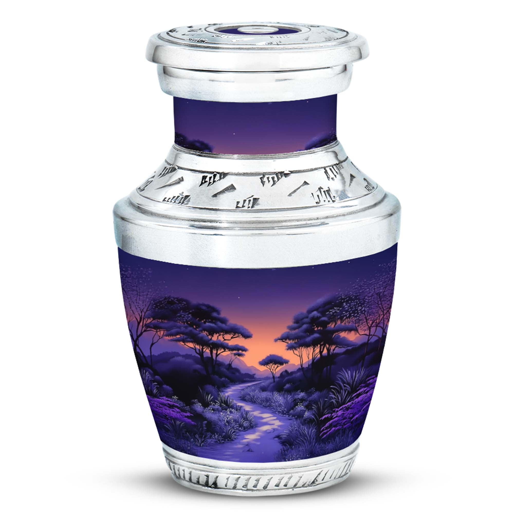 Purple Urns for Human Ashes Adult Female, Cremation Urn for Man ...