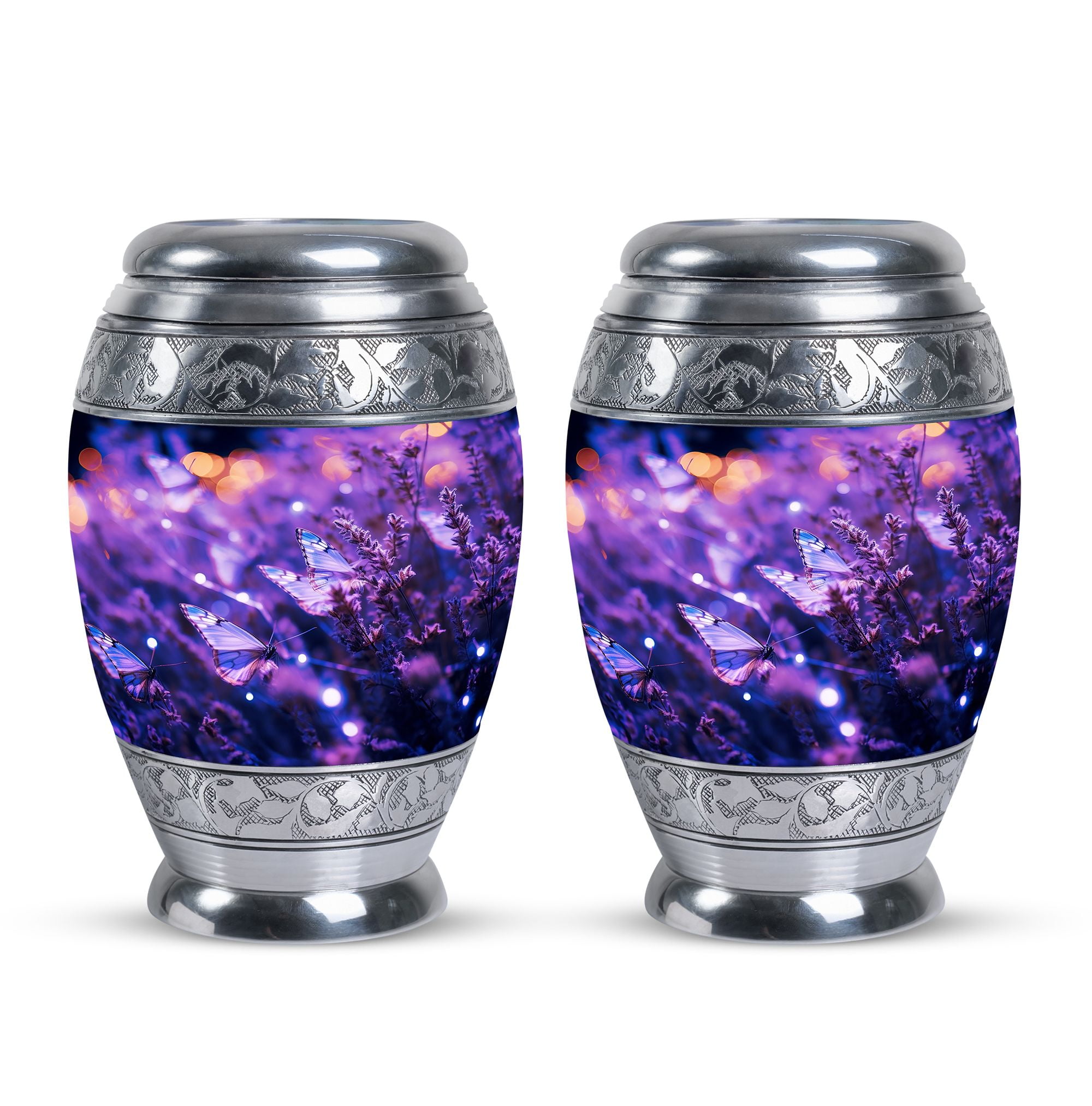 Purple Urns For Human Ashes Adult - Small Butterfly Urn - Mini Keepsake ...