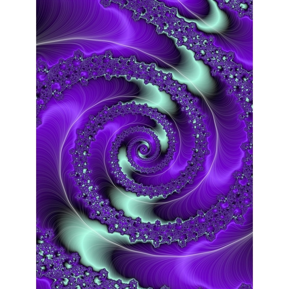 Purple Vortex Poster Print - Walmart.com