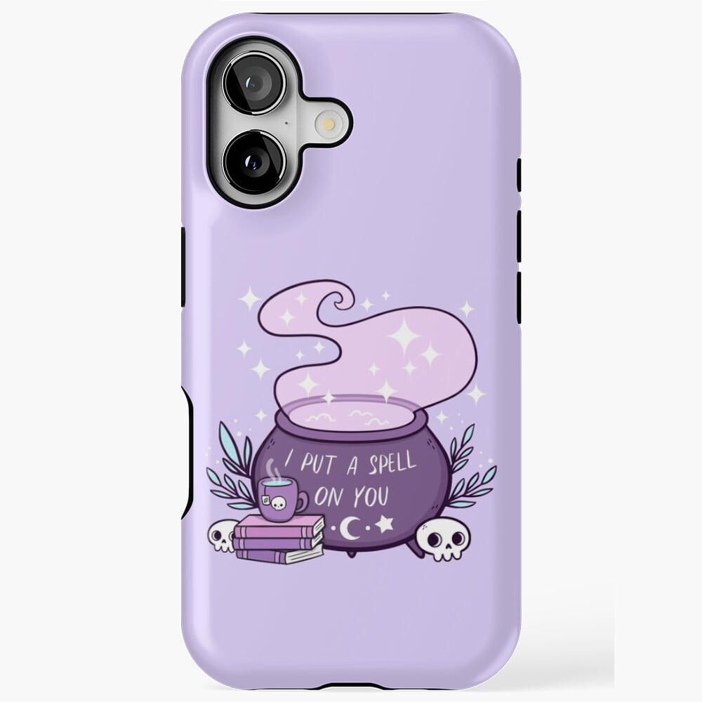 Purple Witch Cauldron Art Universal Phone Case for iPhone 11–17 Pro Max ...