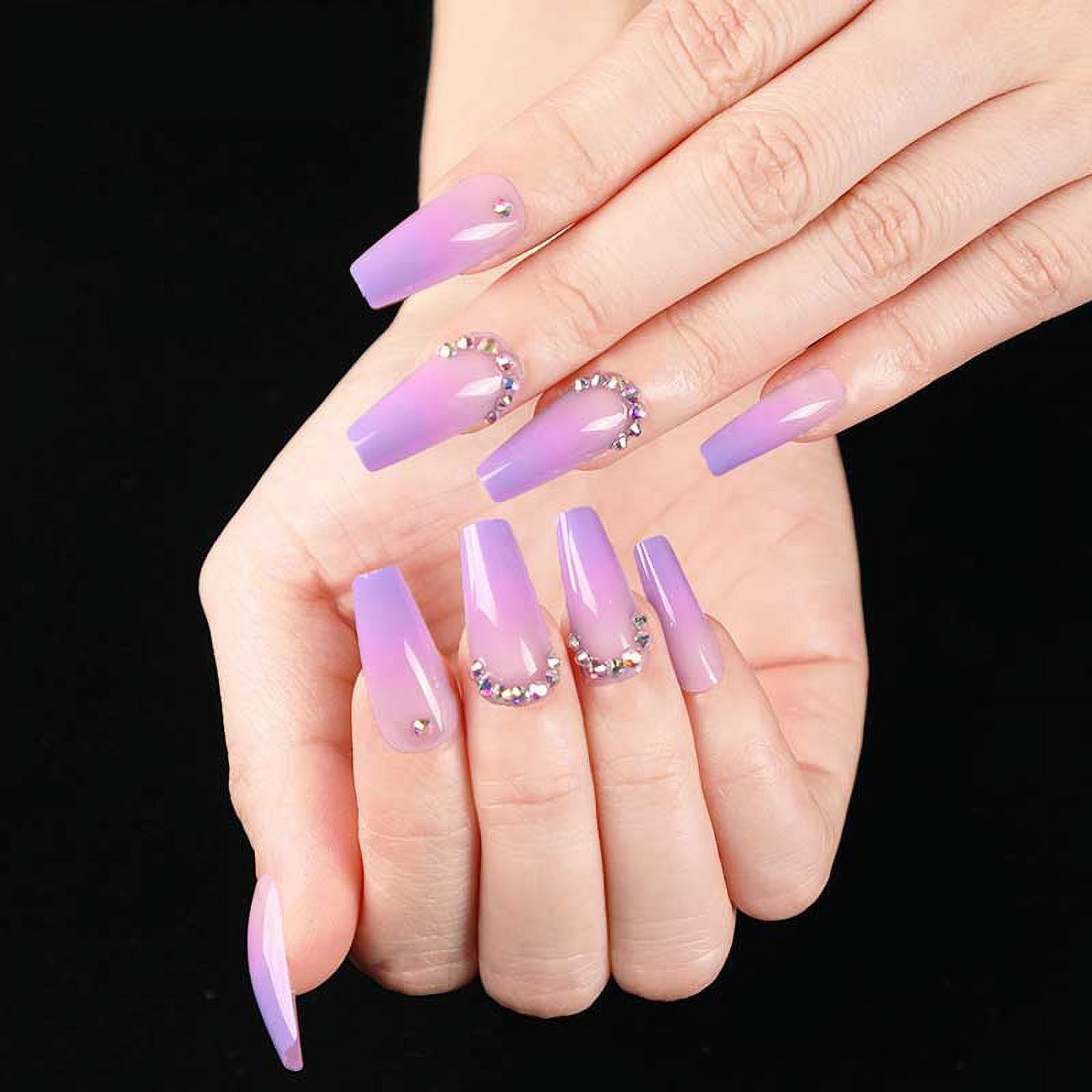 Acrylic Nails Coffin Shape