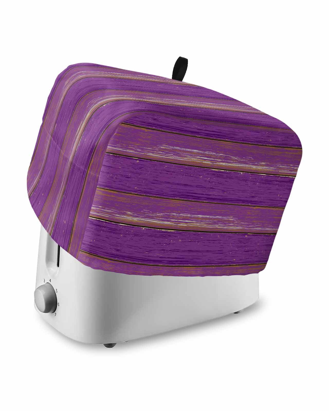 Purple Wood Grain Toaster Cover 2 Slice, Small Kitchen Appliance Covers ...