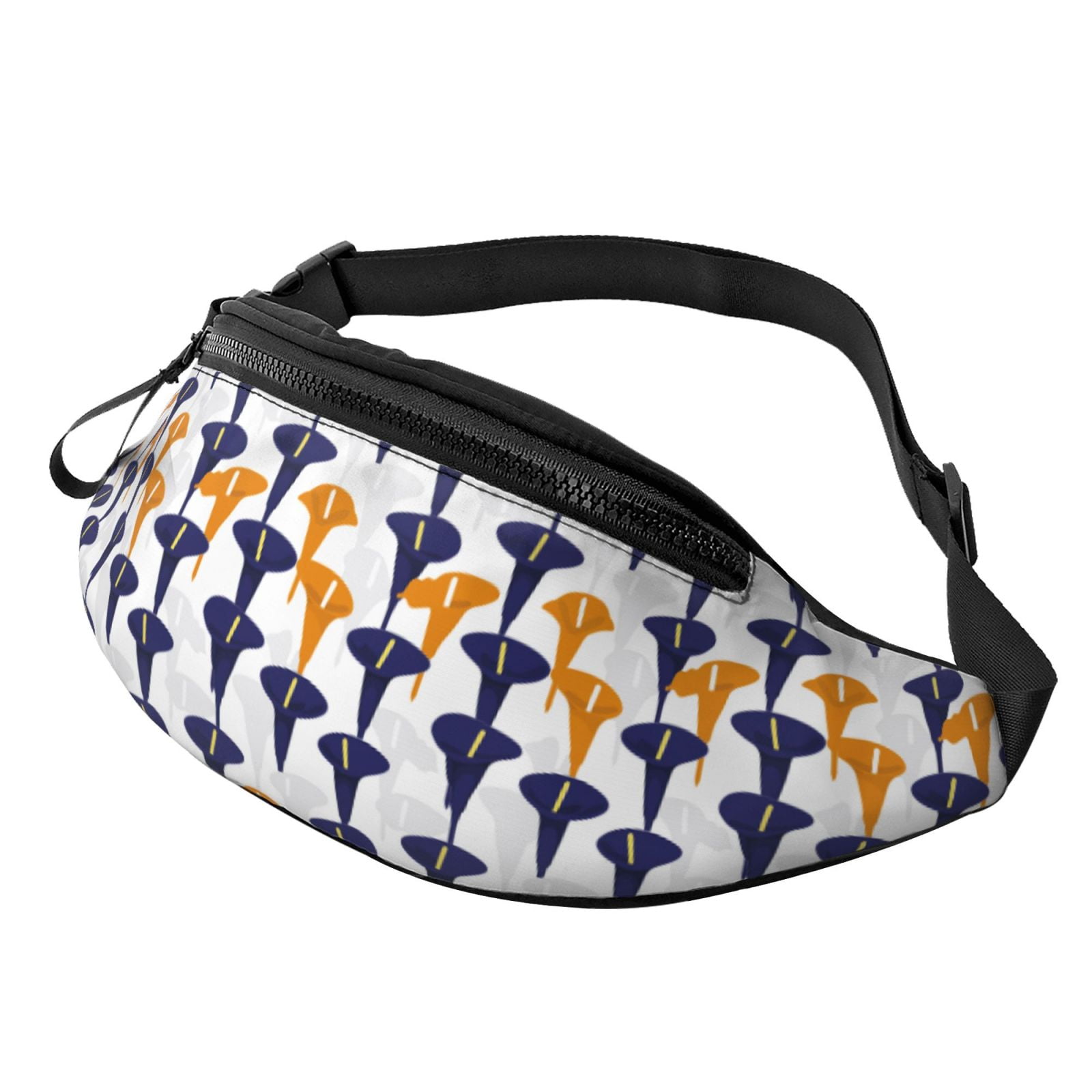 Purple Yellow Calla Lily Flowers Fanny Packs Waist Bag Crossbody Bags ...