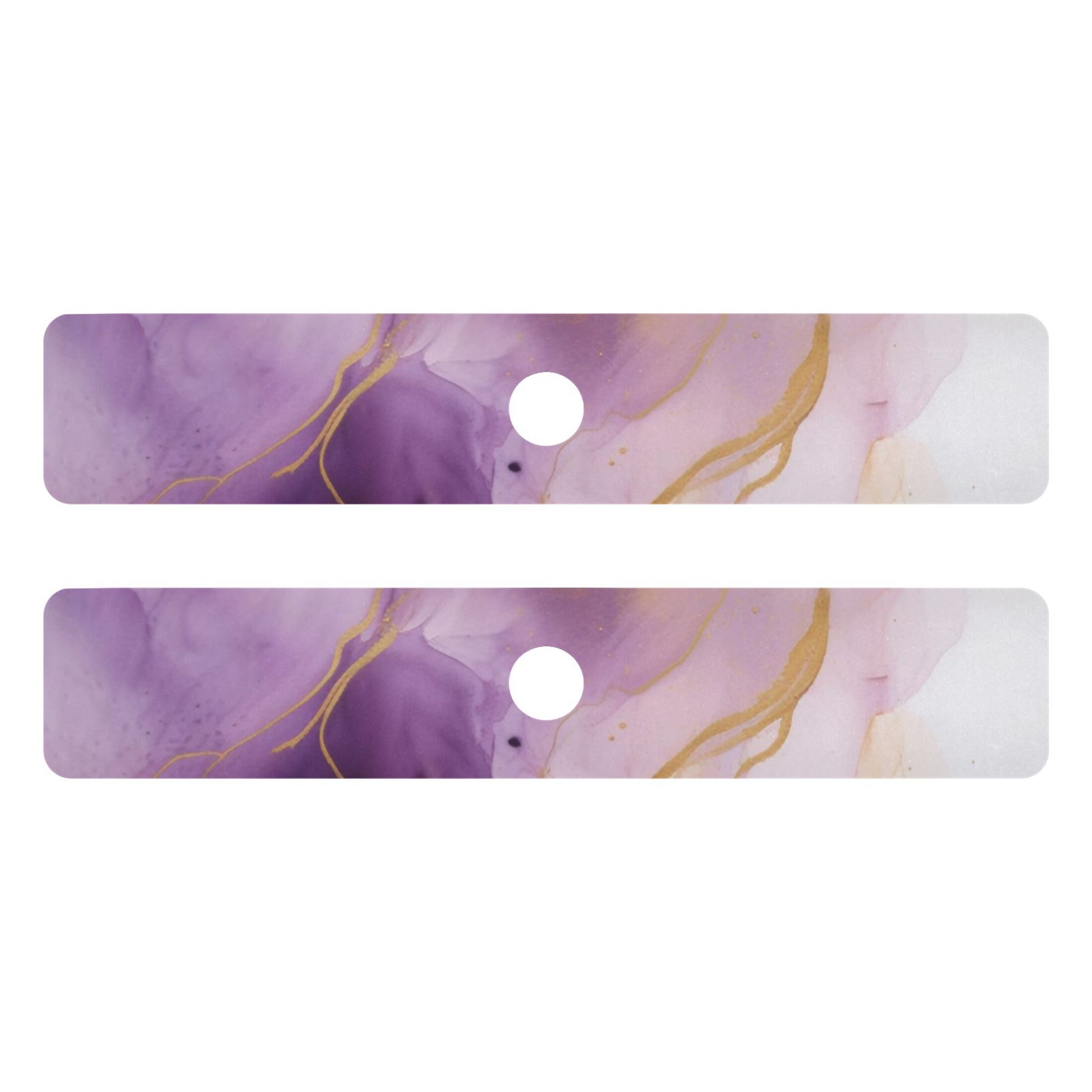 Purple and Gold Marble 2 PCs Sink Splash Guard Set Kitchen Faucet ...