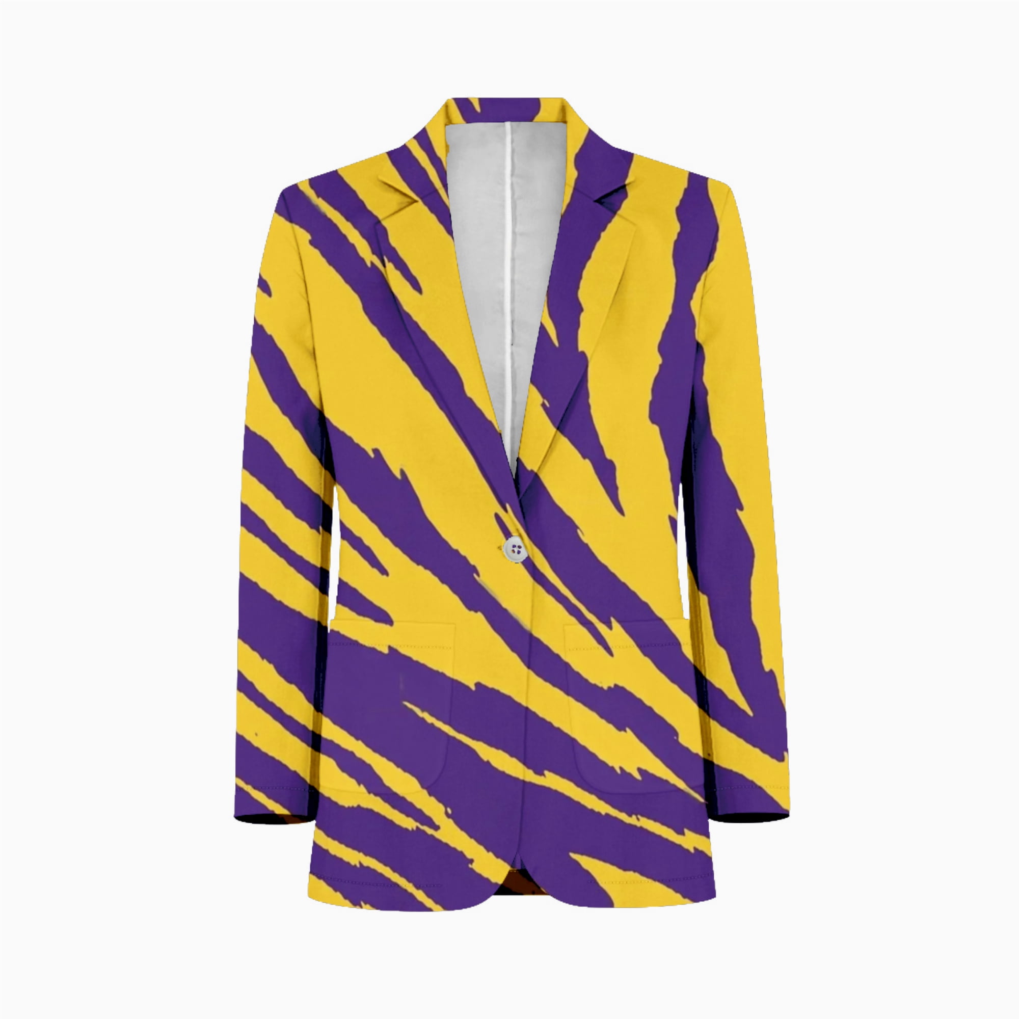Purple and Gold Tailgate Swag - Claw Marks Customized Men's Suits full ...