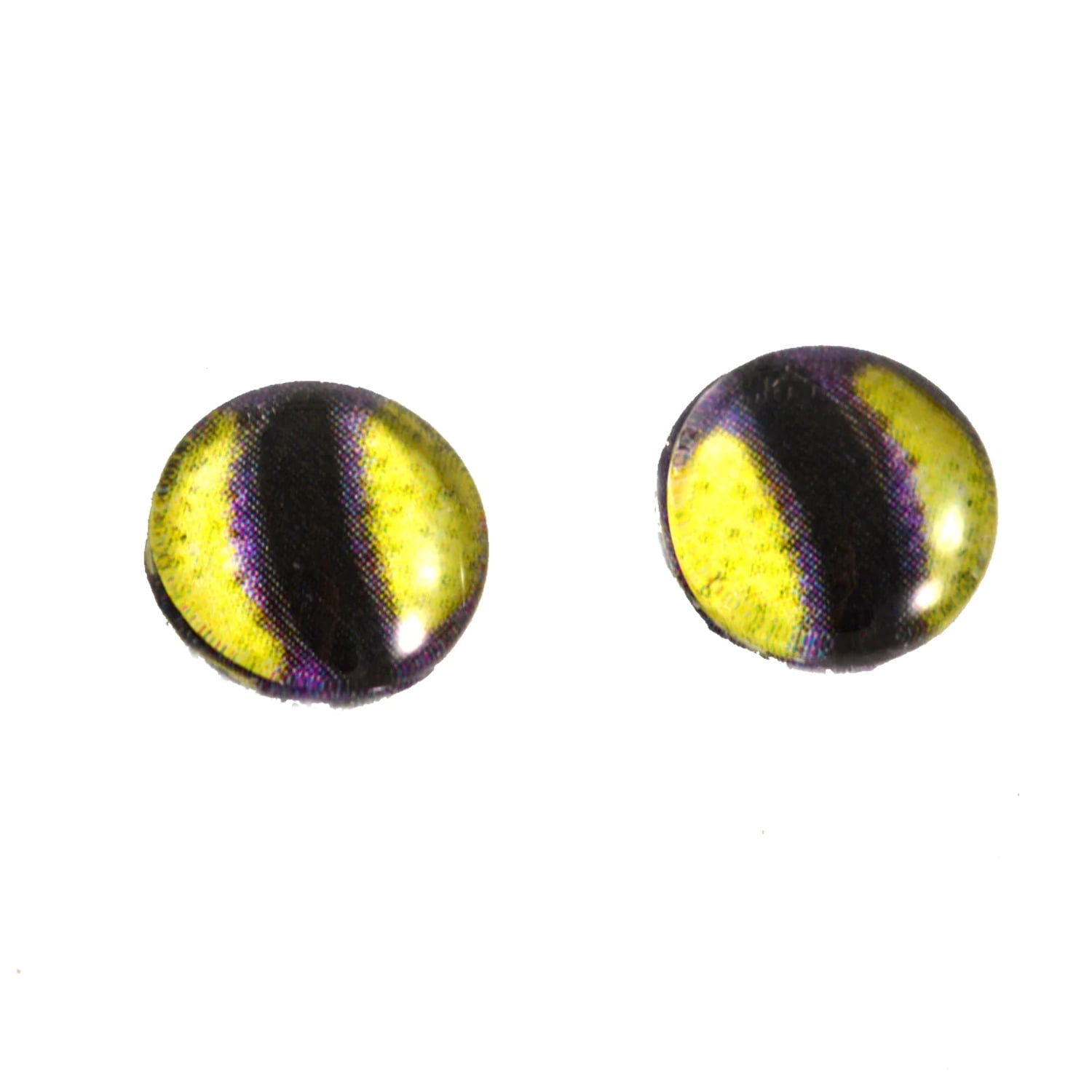Purple and Yellow Stylized Octopus Glass Eyes - Walmart.com