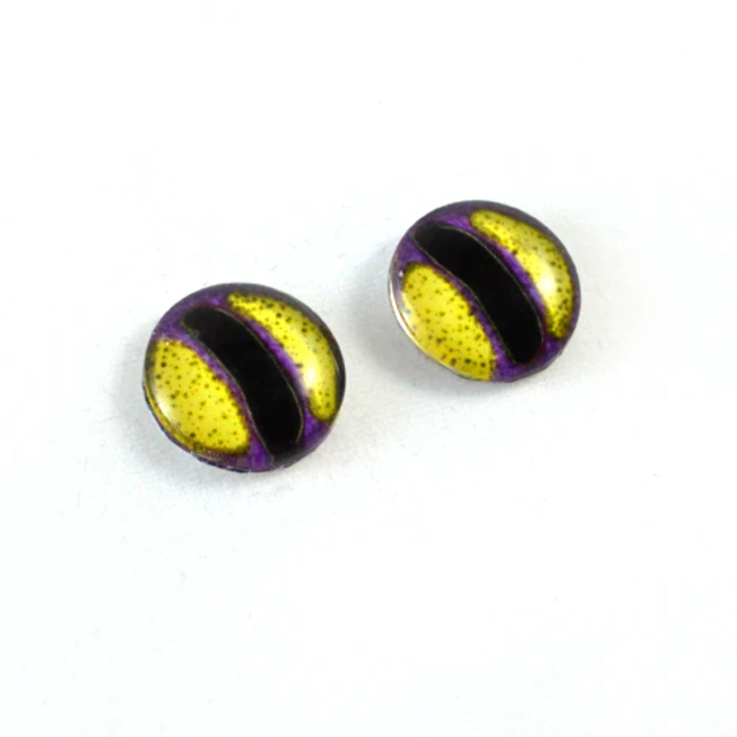 Purple and Yellow Stylized Octopus Glass Eyes - Walmart.com