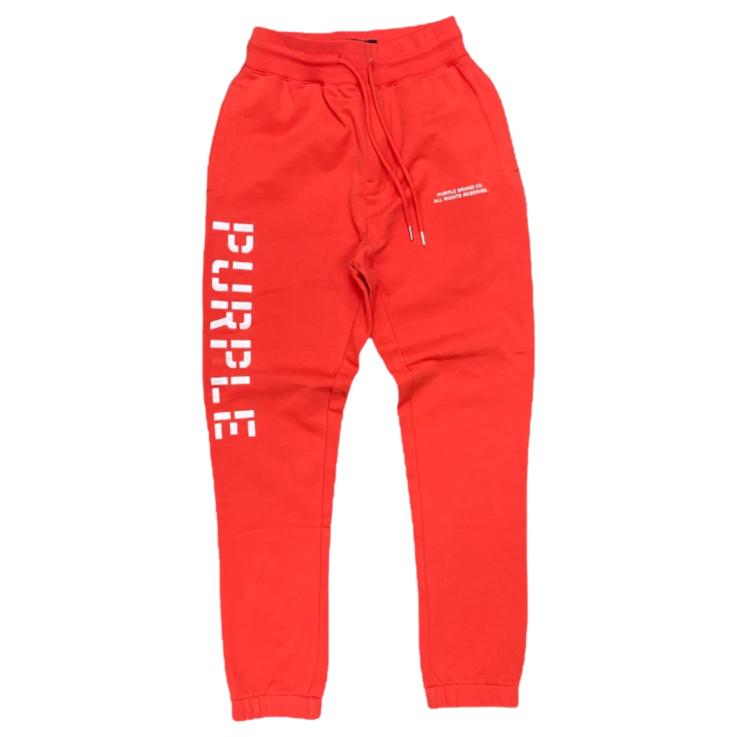Purple-brand French Embroidered Logo Joggers Mens Style : P412-frej222 ...