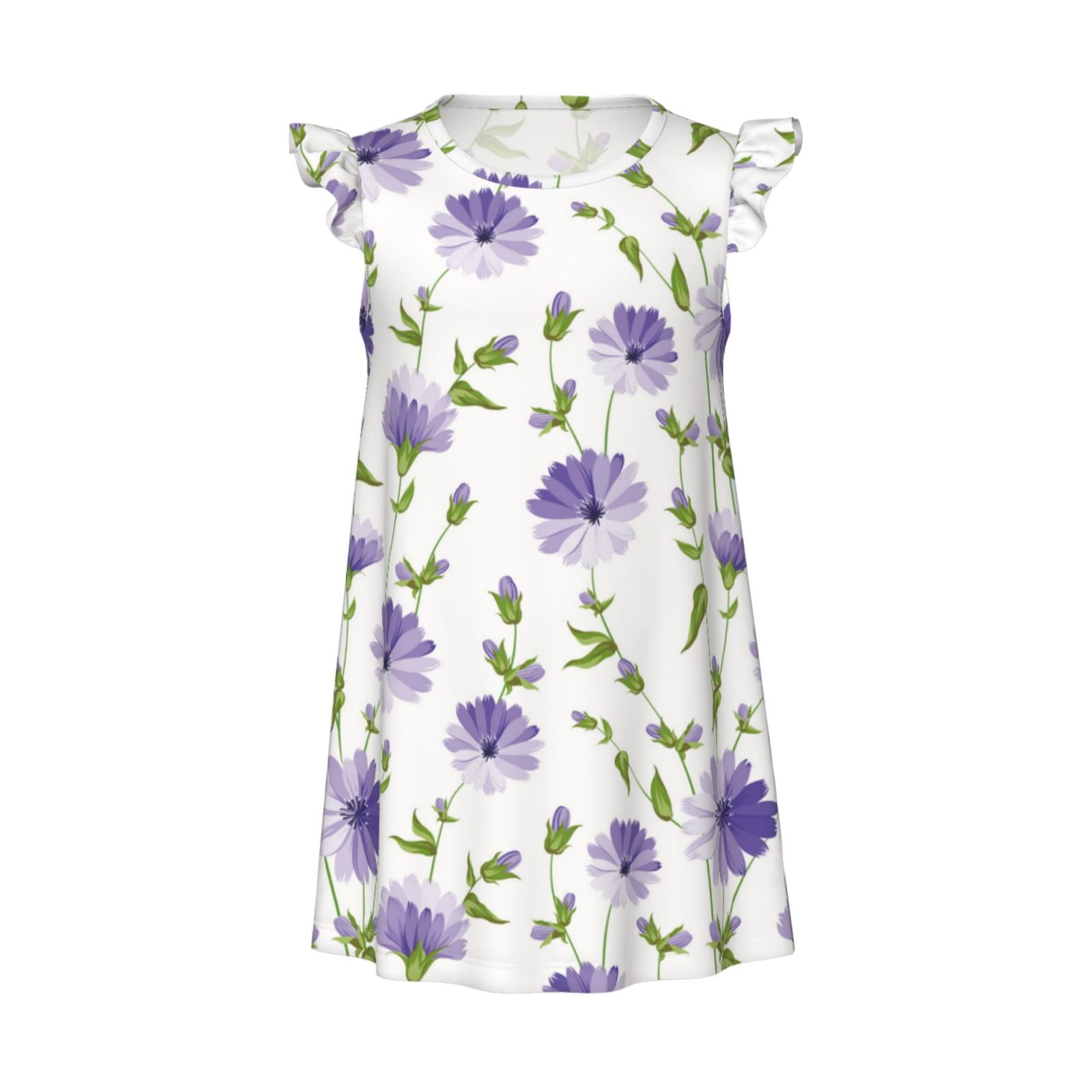 Purple chicory Girls Nightgowns - Cute Toddler Nightgown, Soft Toddler ...