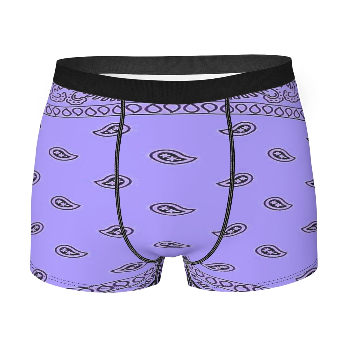 Purple paisley bandana pattern Boxer Shorts For Man 3D Print Male ...
