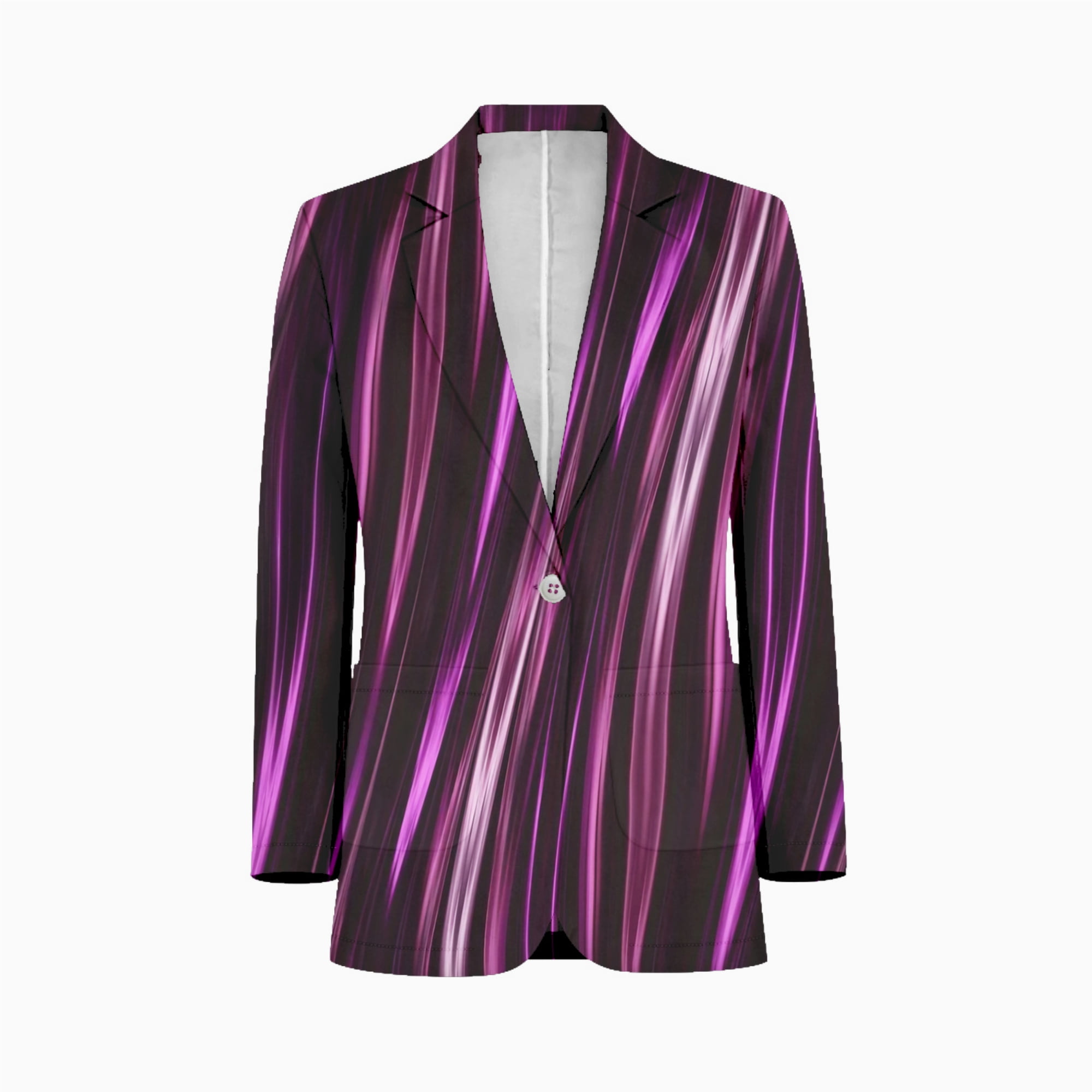 Purple silky wave background Men Blazers Slim Clothing Summer Jacket ...