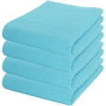 PurpleEssences 4 Pack Waffle Weave Solid Kitchen Dish Wash Cloths 100% ...
