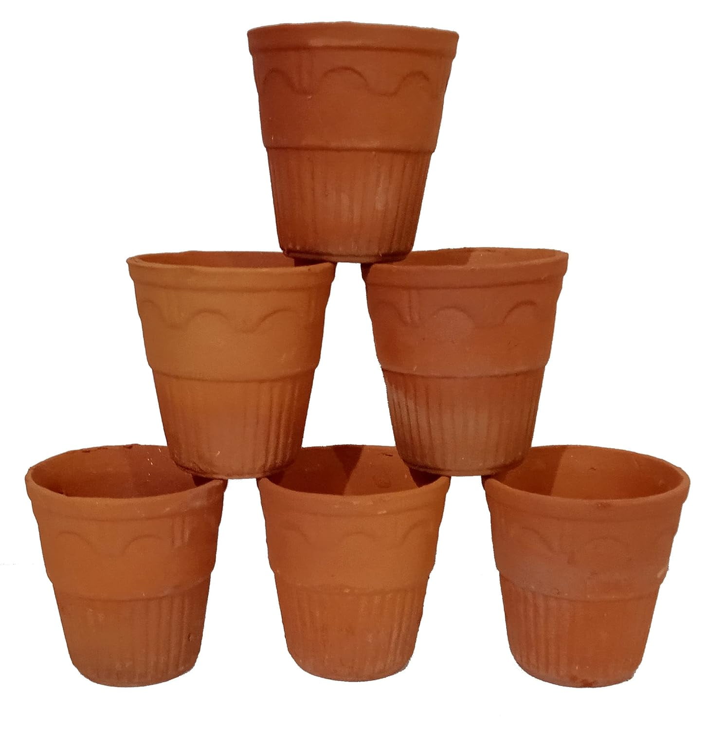 Purpledip Earthen Clay Mud Kulhar Cups EcoFriendly Sustainable Material ...