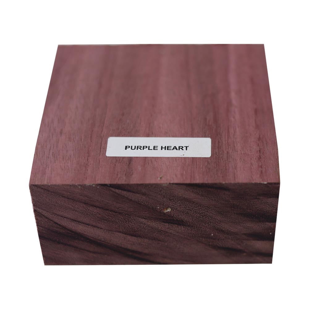 Purpleheart Exotic Hardwood Bowl Turning Wood Blank 10 X 10 X 2 1